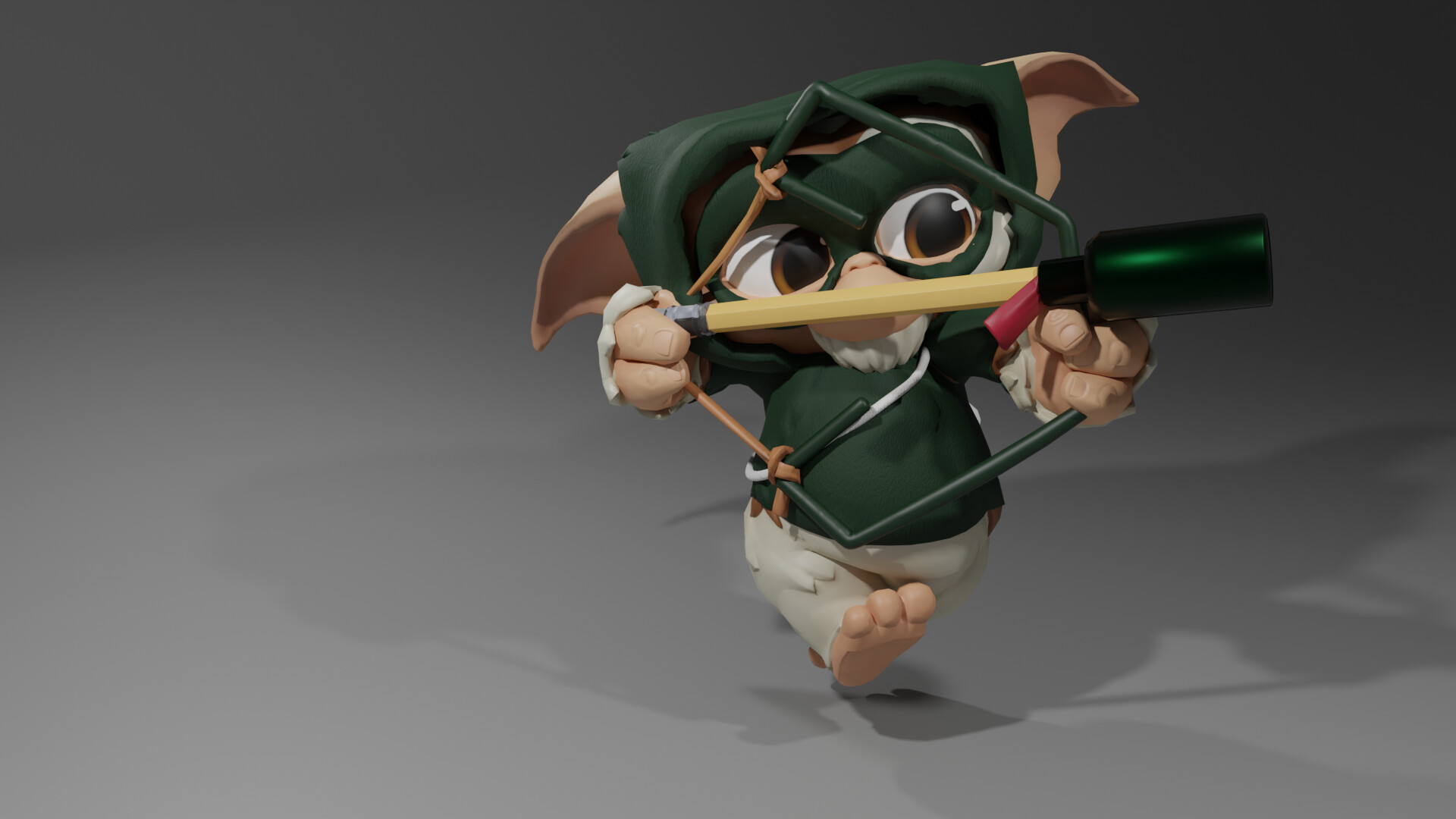 ArtStation - The Green Gizmo! Skin concept for MultiVersus