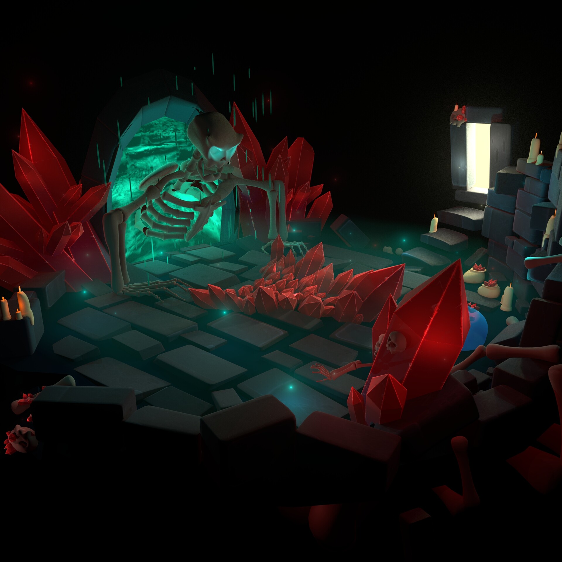 ArtStation - Diorama Dungeon