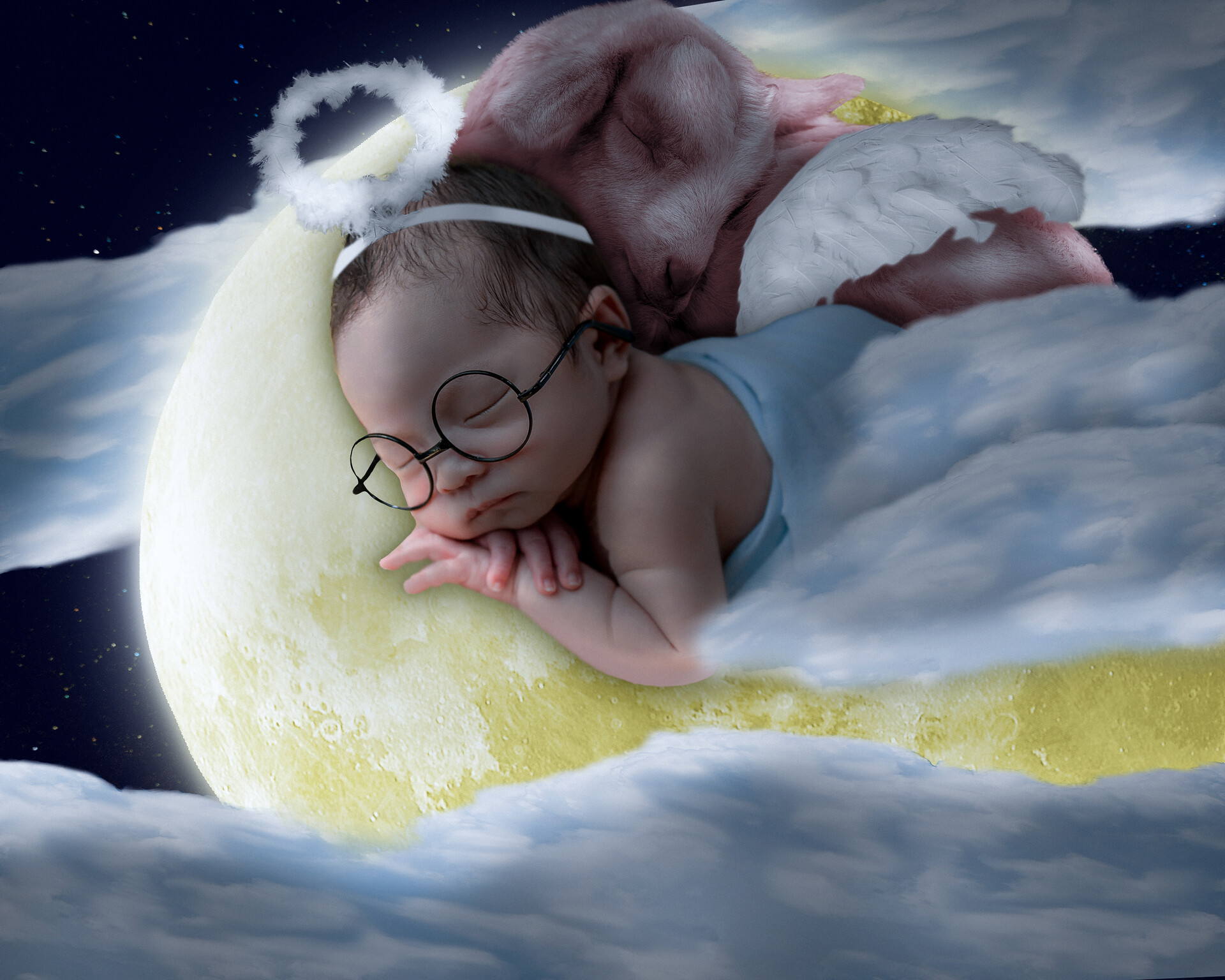 ArtStation - SLEEPING ON THE MOON