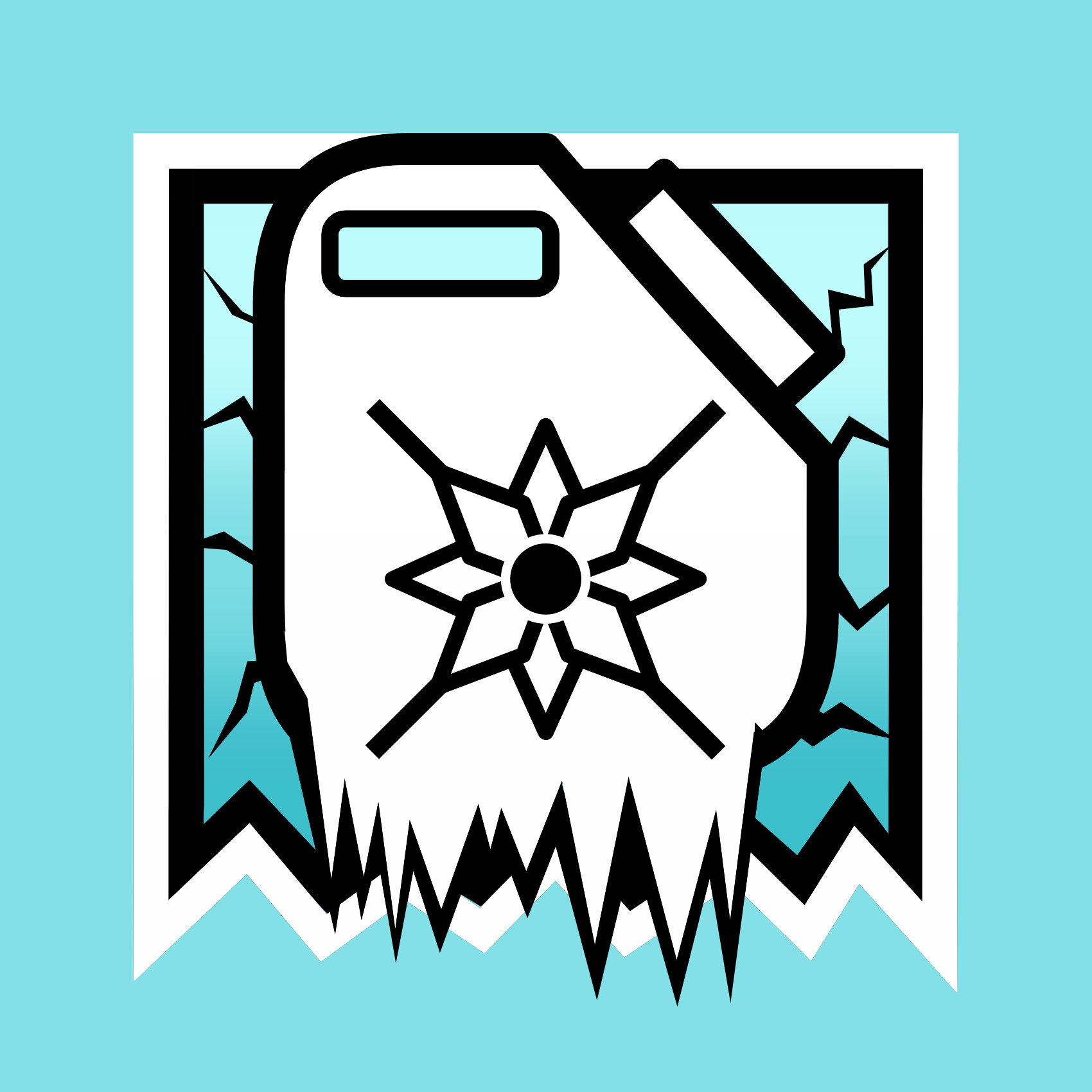 ArtStation - RAINBOW SIX SIEGE OPERATOR ICON: SHATTER (commissioned by ...