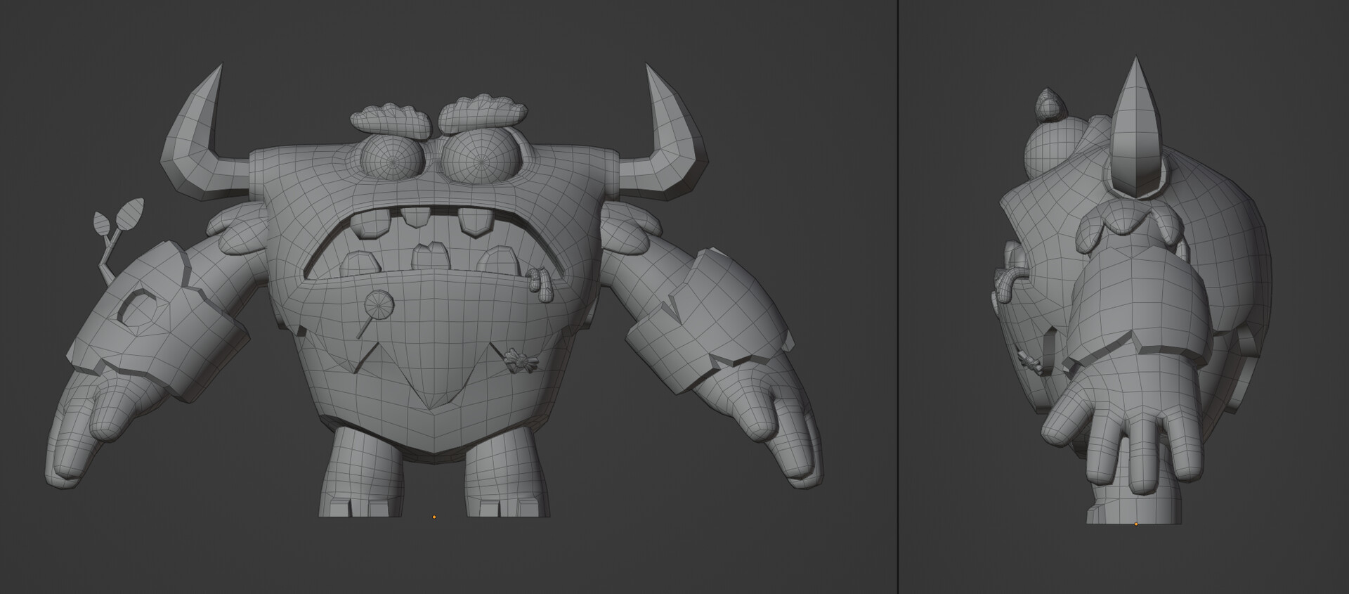 Mogens Skjold - Sculpt + rig of: stylized / cartoony creature (collab ...