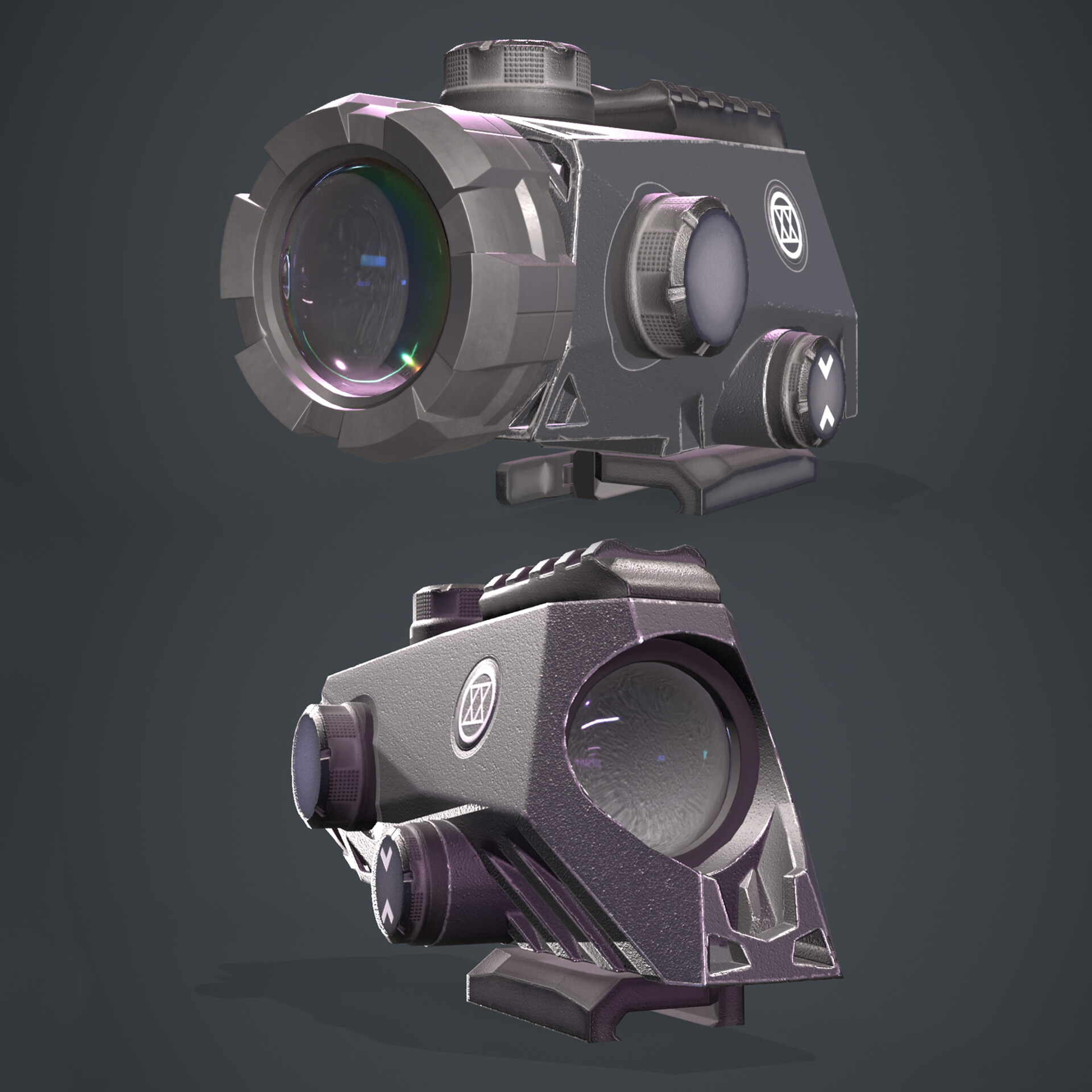 ArtStation - Compact Gun Sight Model
