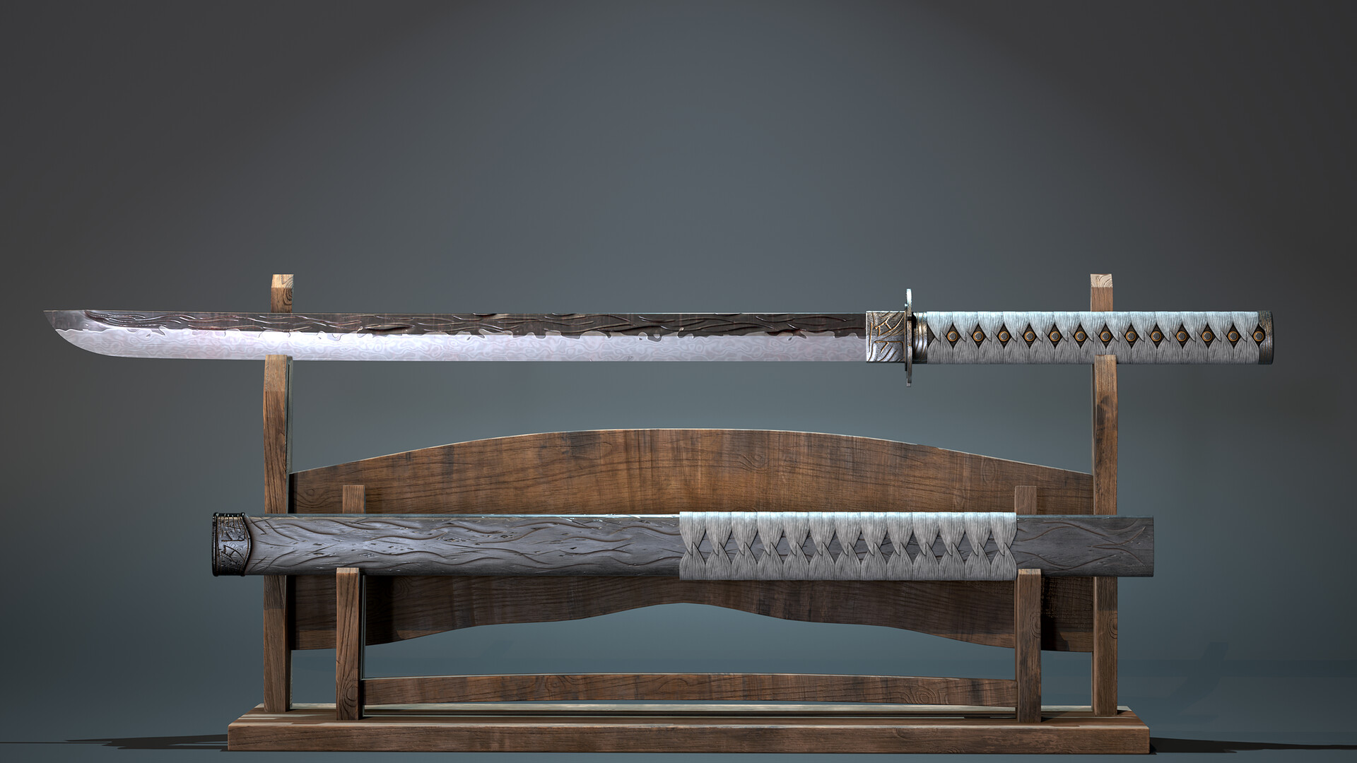 ArtStation - Ninjato Sword Real_time