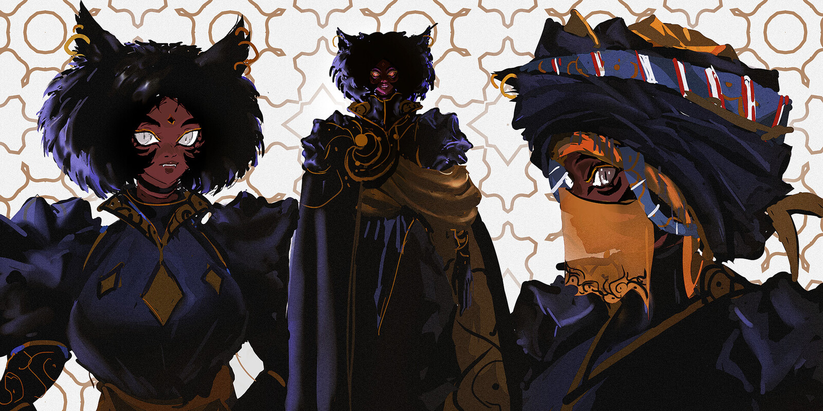 Moe - Yazia JINN HUNTER Character Art / Model