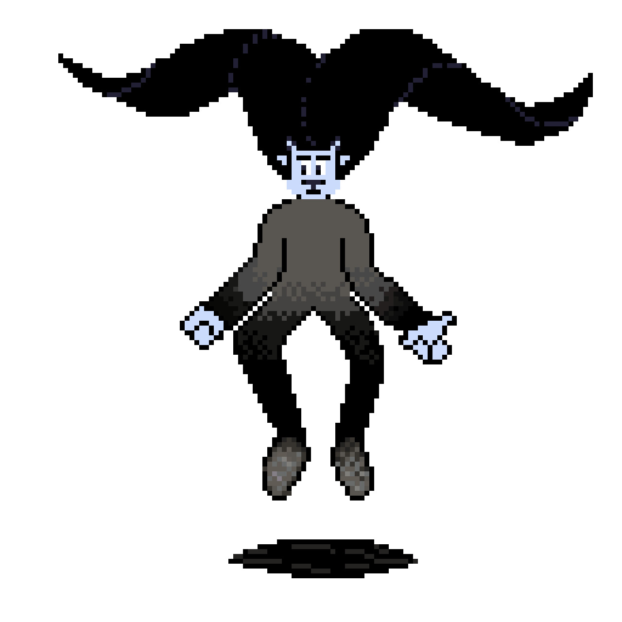 Slender Man Pixel Art