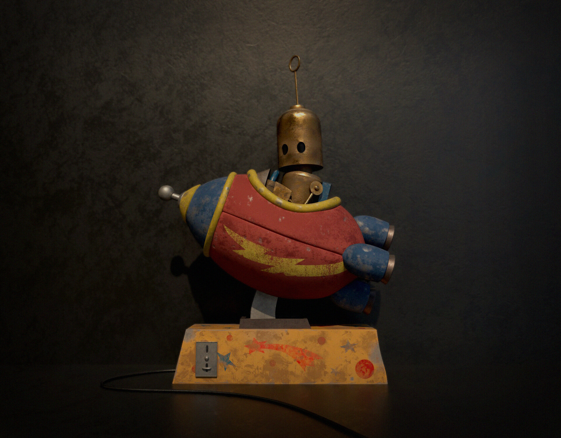 ArtStation - 3d Rocket Robot