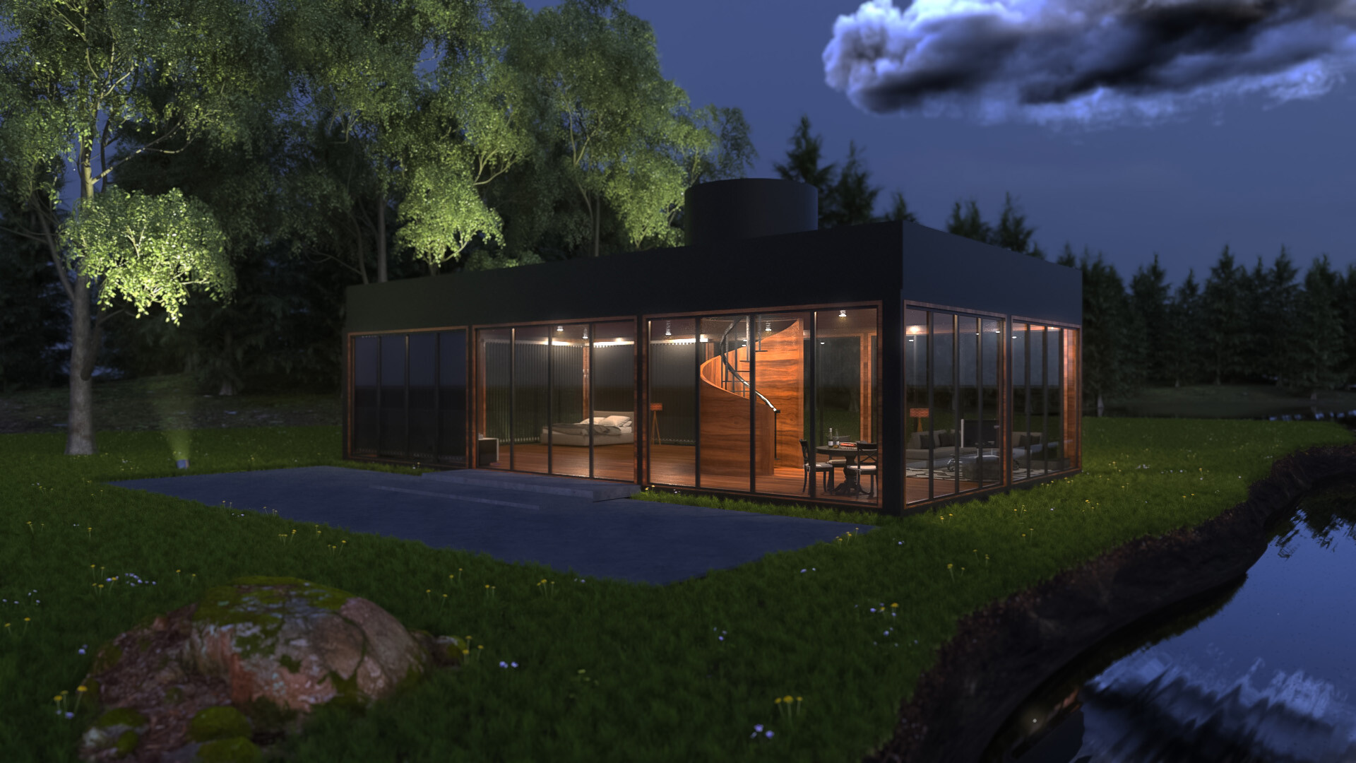 ArtStation - Bach in the woods