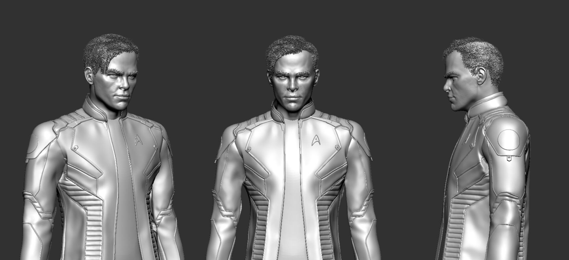 Steve Davila - WIP Chris Pine