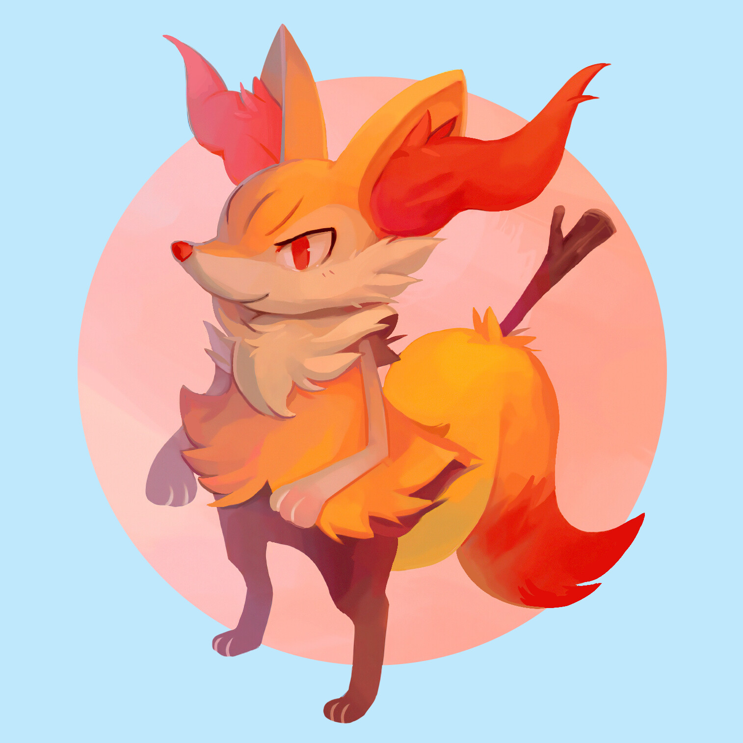Braixen Fan Art