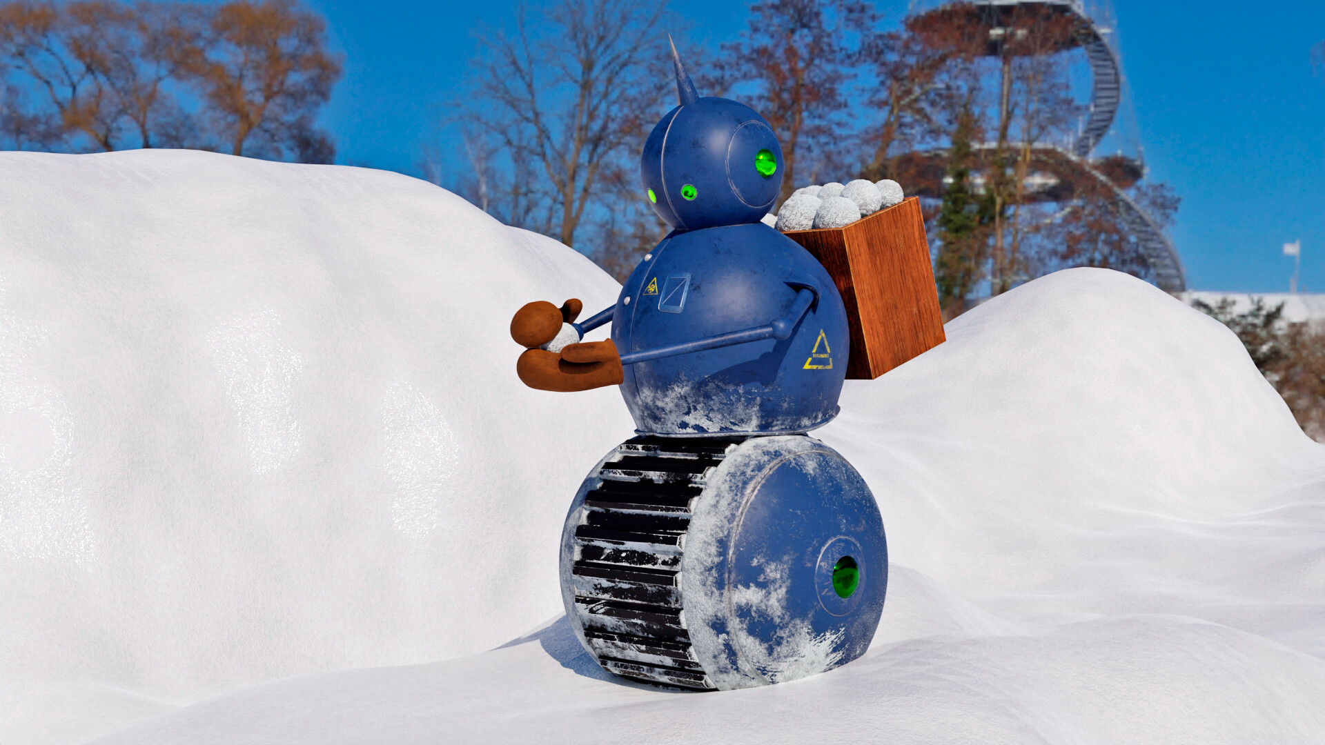 ArtStation - "Snowball maker 'bot"