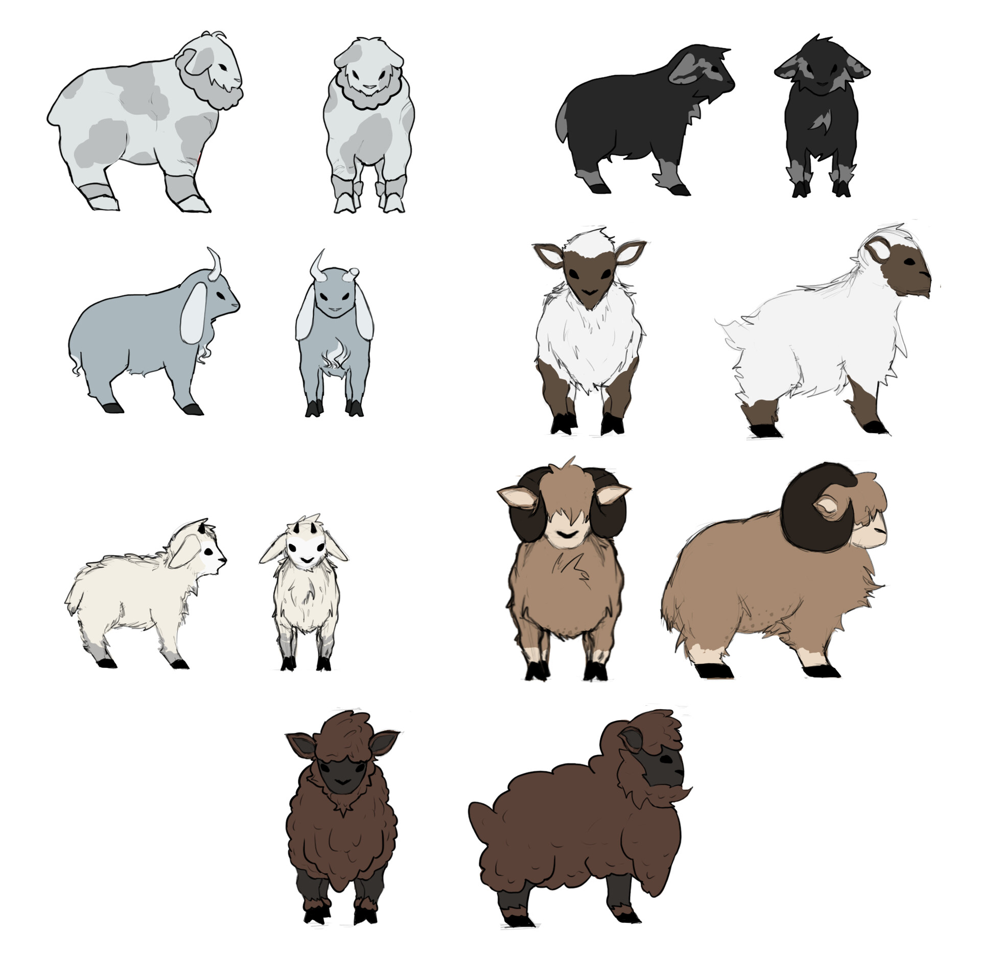 ArtStation - Sheep Character Concept Art