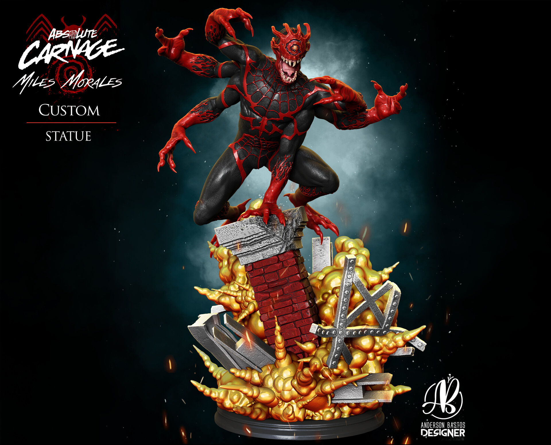 ArtStation - Absolute Carnage - Miles Morales