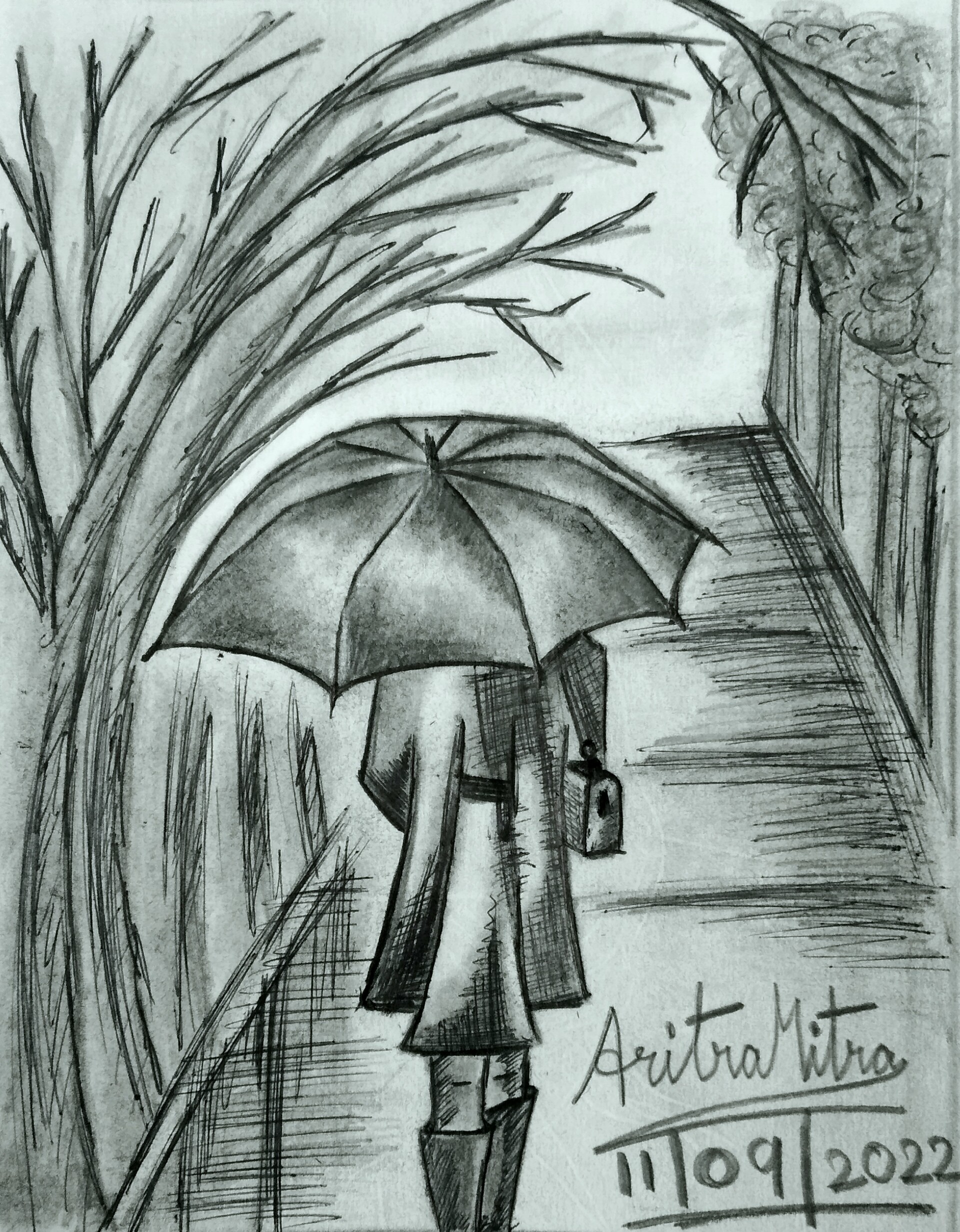 ArtStation - Rainy day