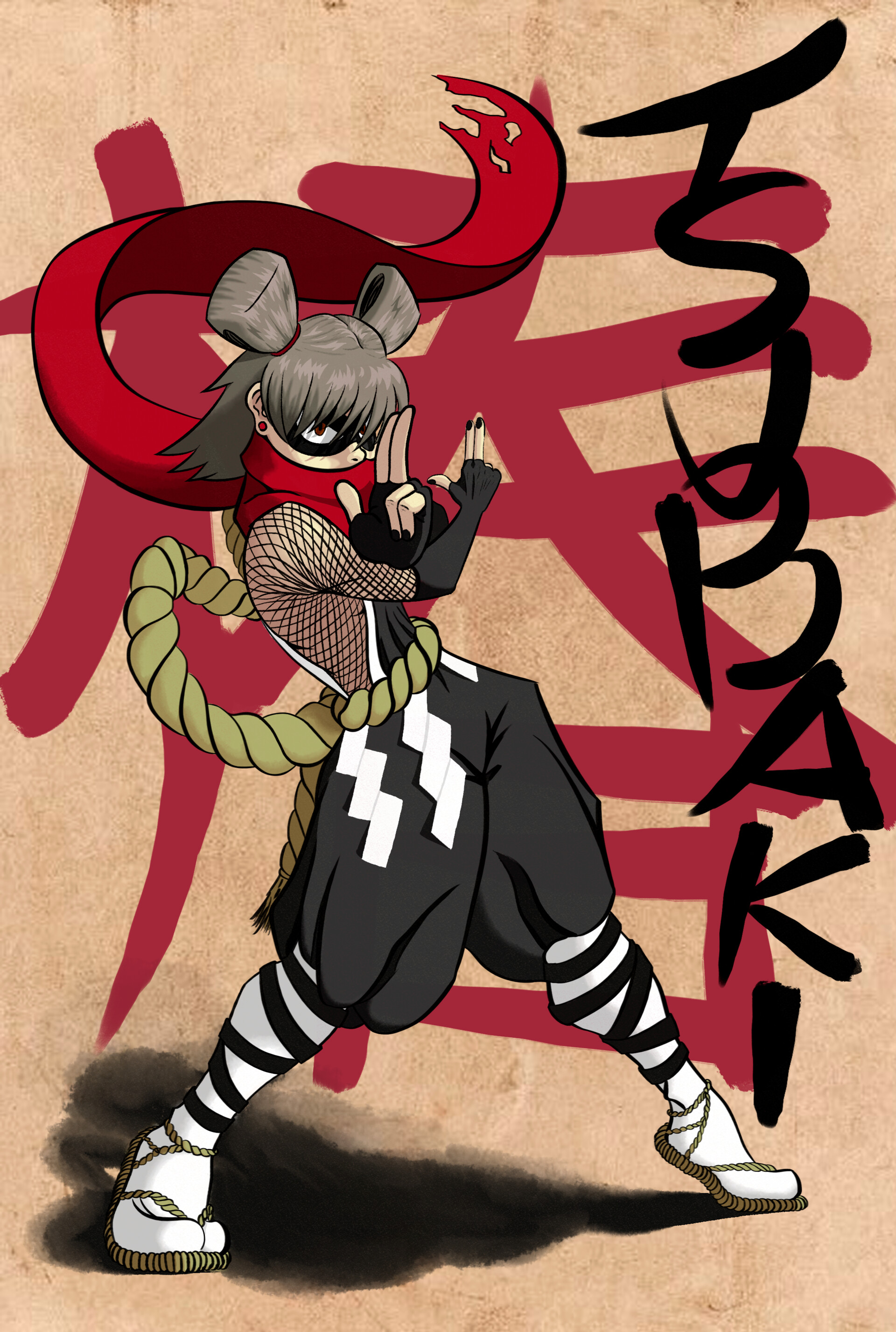 ArtStation - Tsubaki Character Illustration