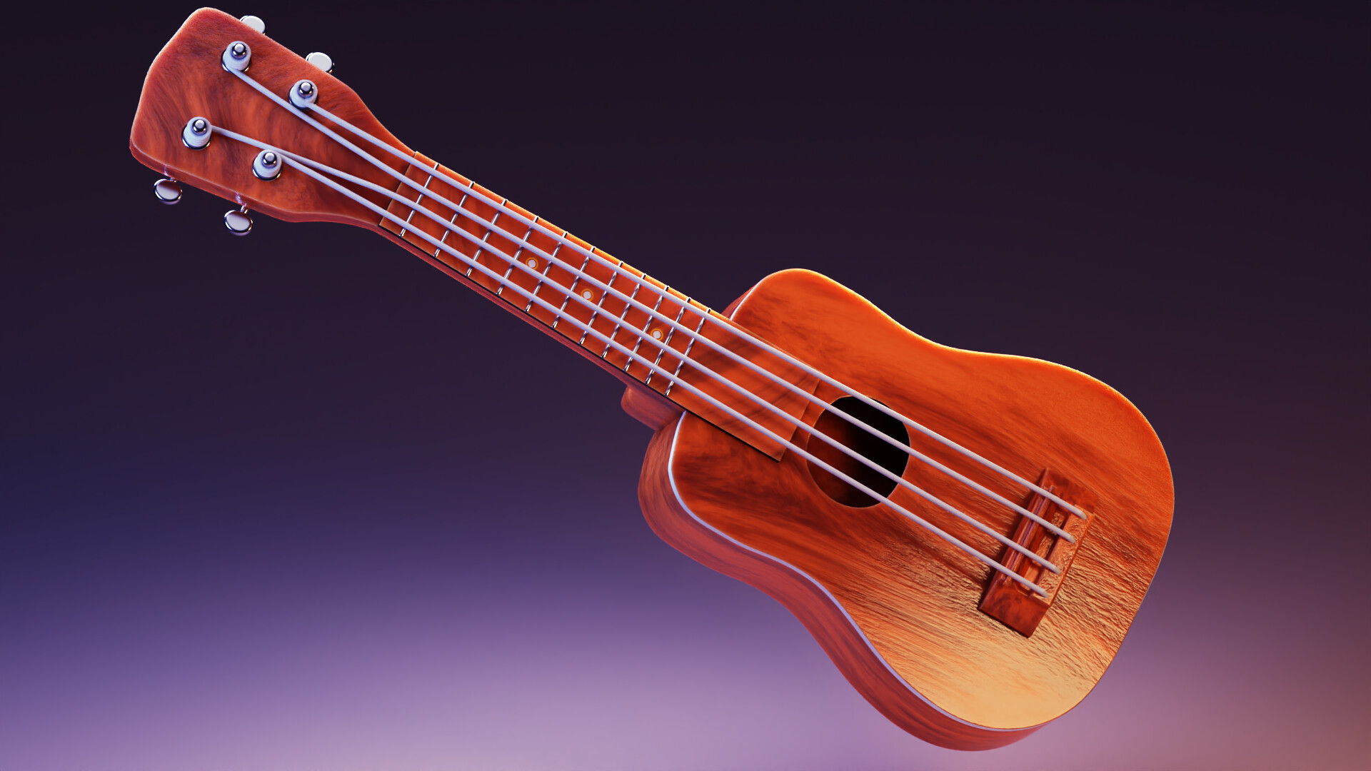 ArtStation - Ukulele - Model