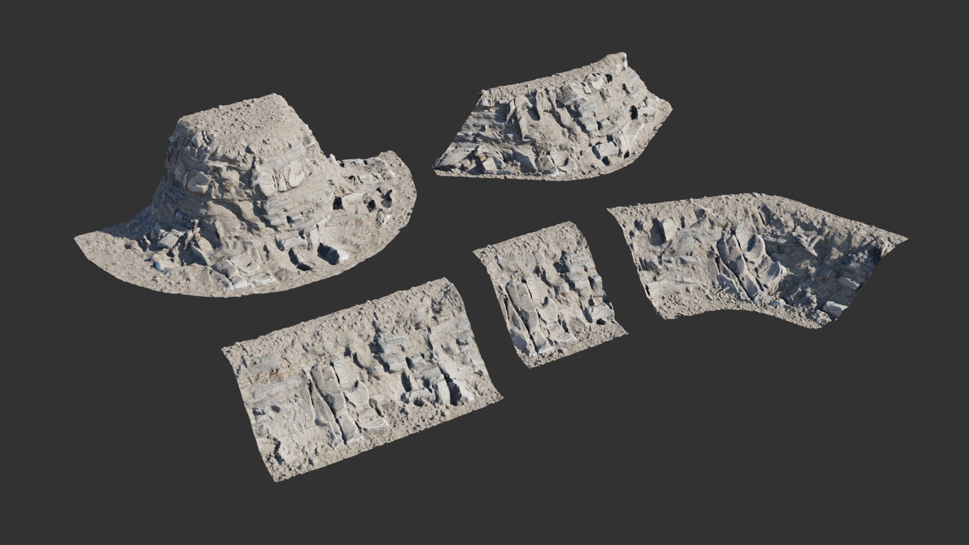 ArtStation - Rock cliffs