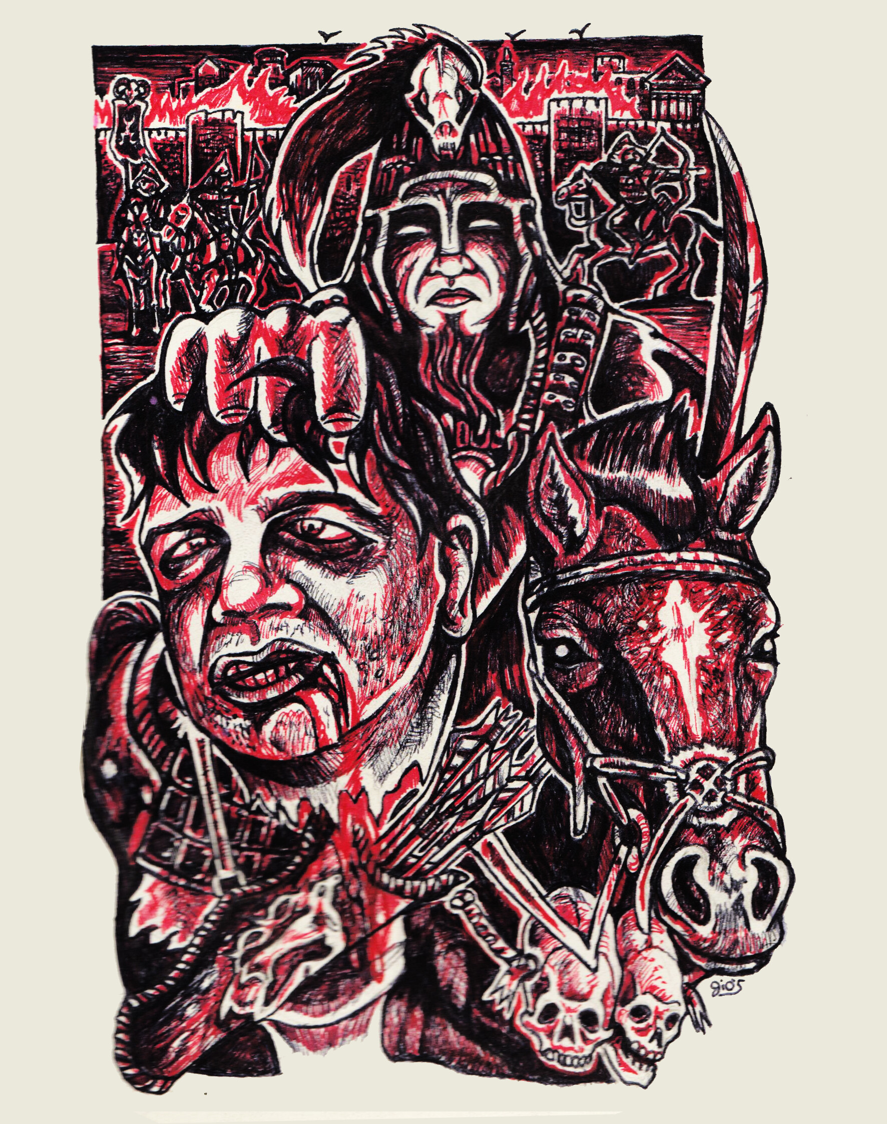 ArtStation - The Scourge of God