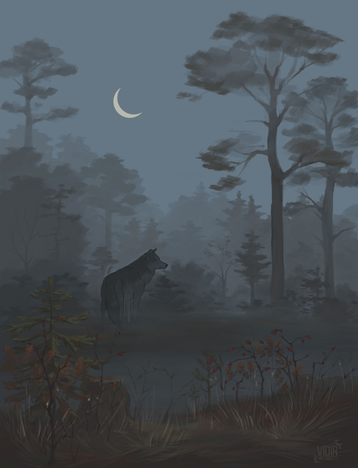 ArtStation - Gray wolf