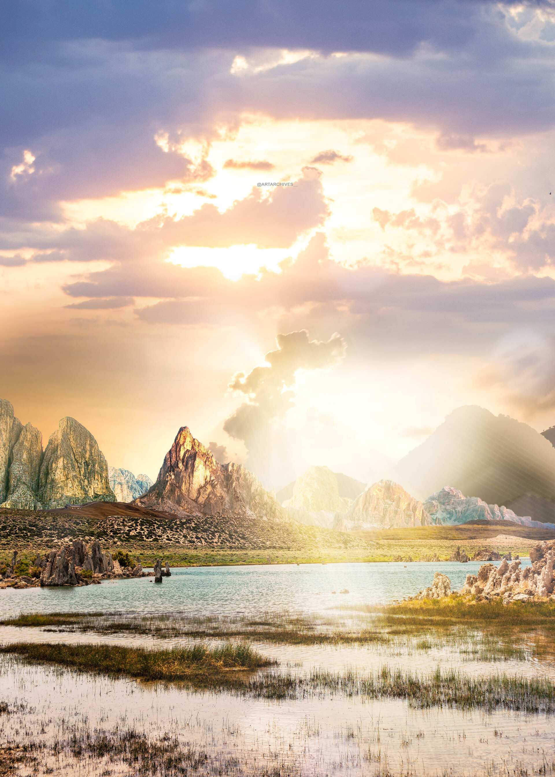 ArtStation - Sunlit Water