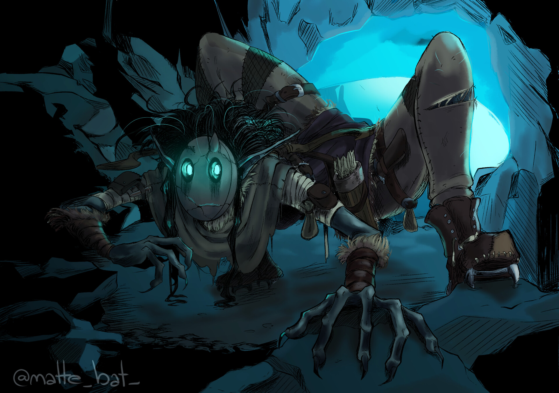 ArtStation - Cricket, Cryptid of the Icewind Dale