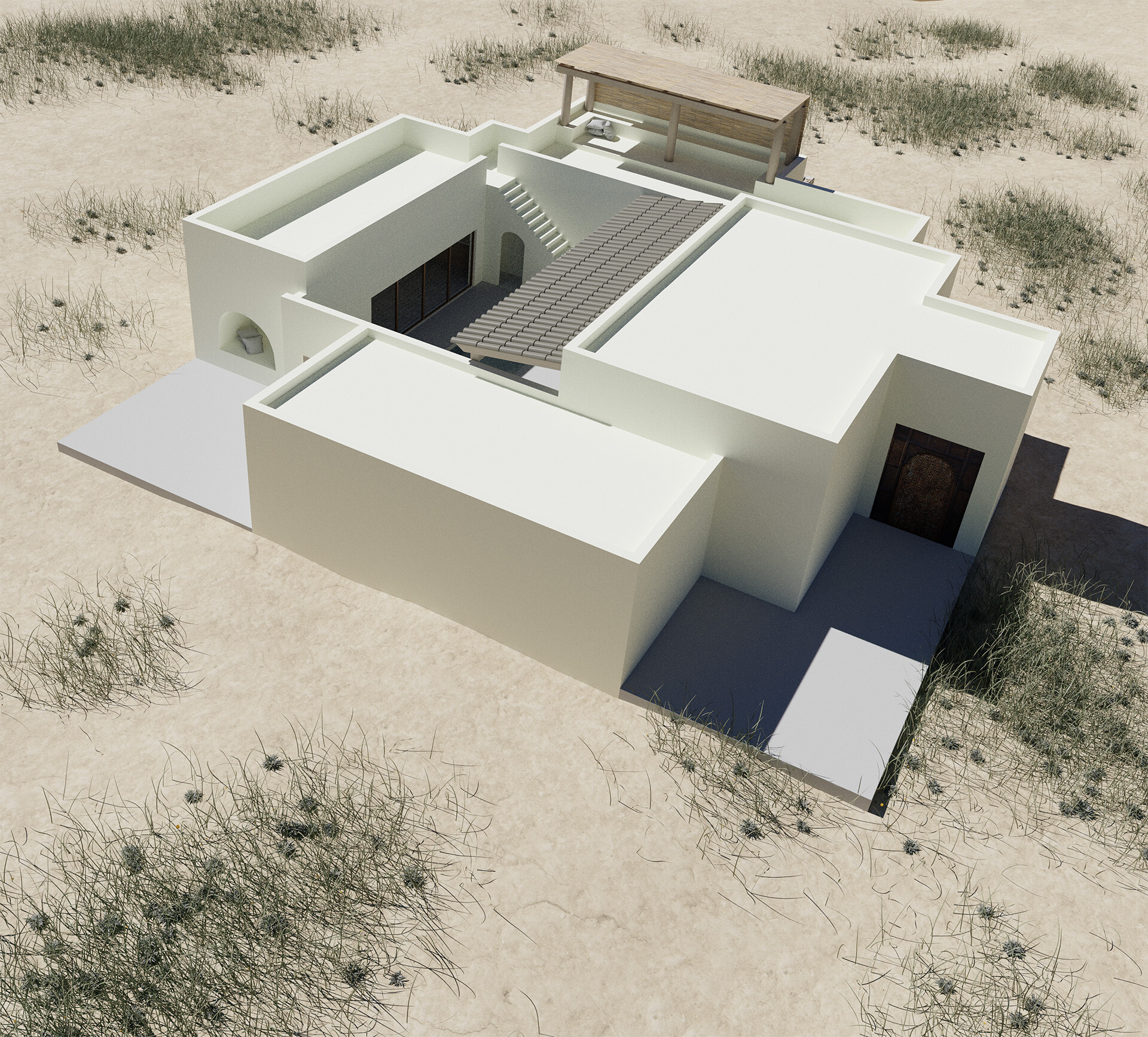 ArtStation - Apollo House, renderings for Bonsay Design