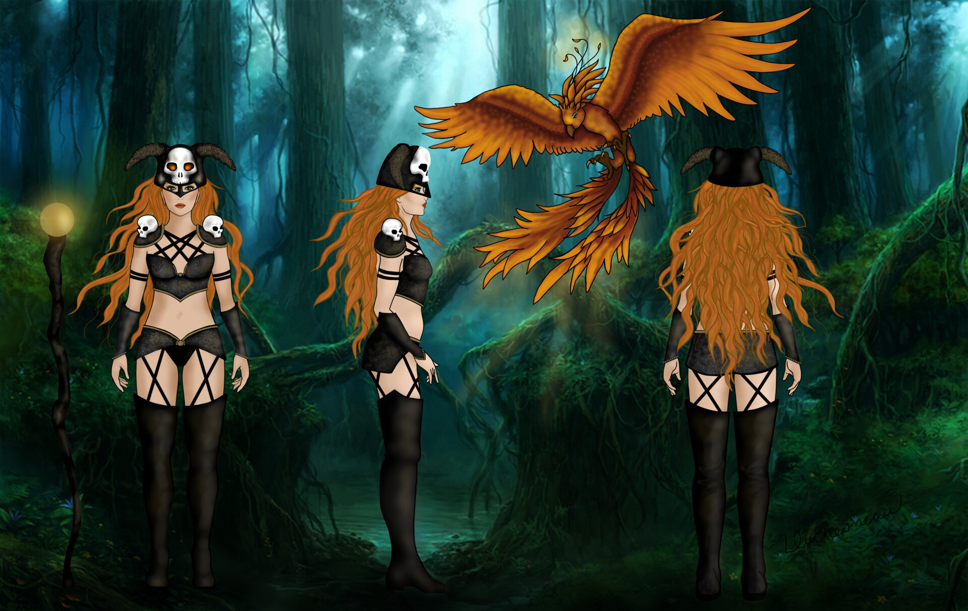 ArtStation - DESIGN CHARACTER: Goddess Warrior