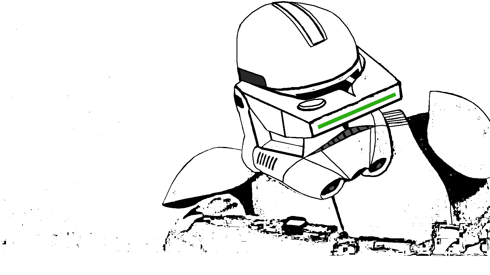 arc trooper clone coloring pages