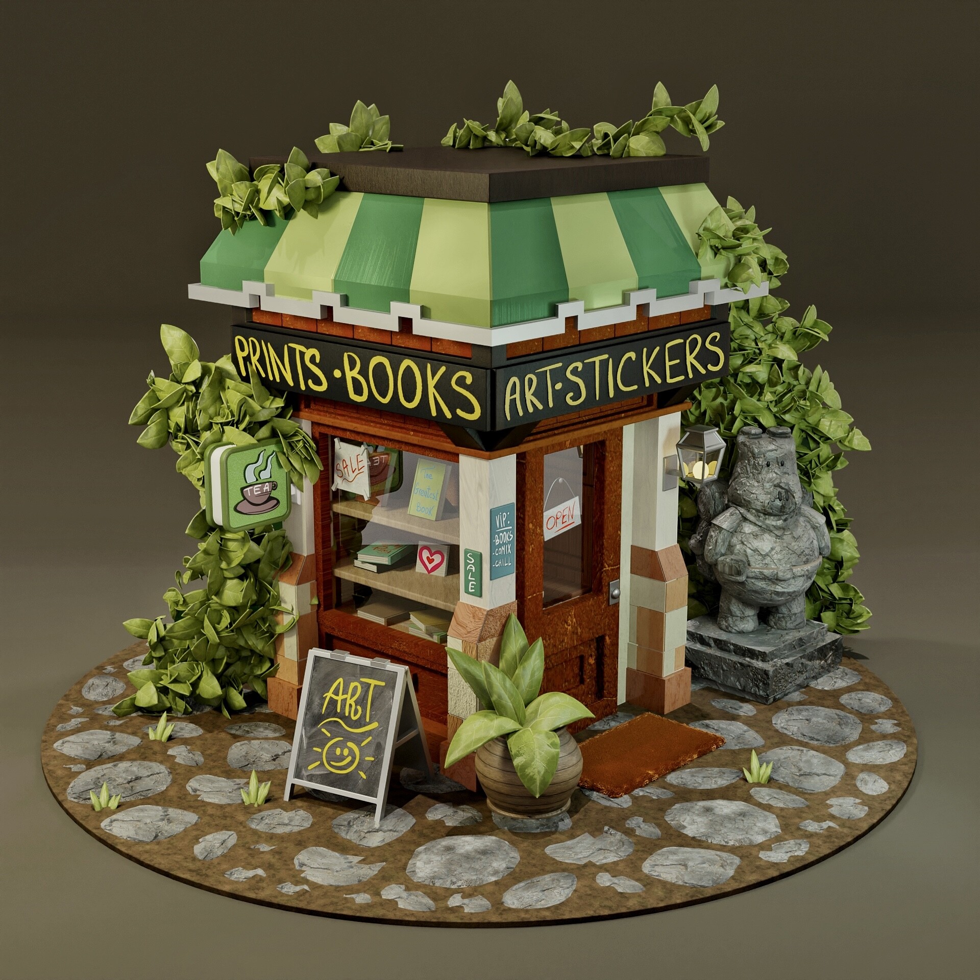 ArtStation - Book shop