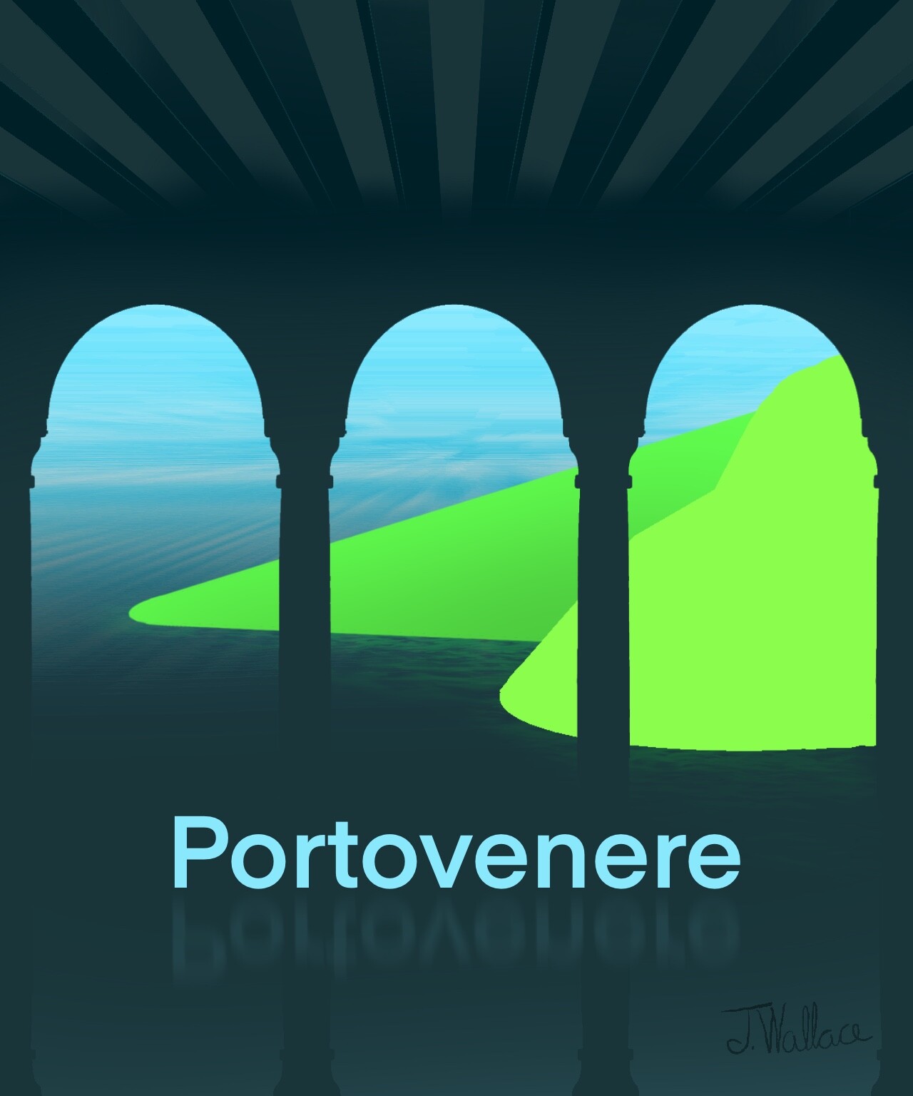 ArtStation - Portovenere, Italy Guesault Postcard