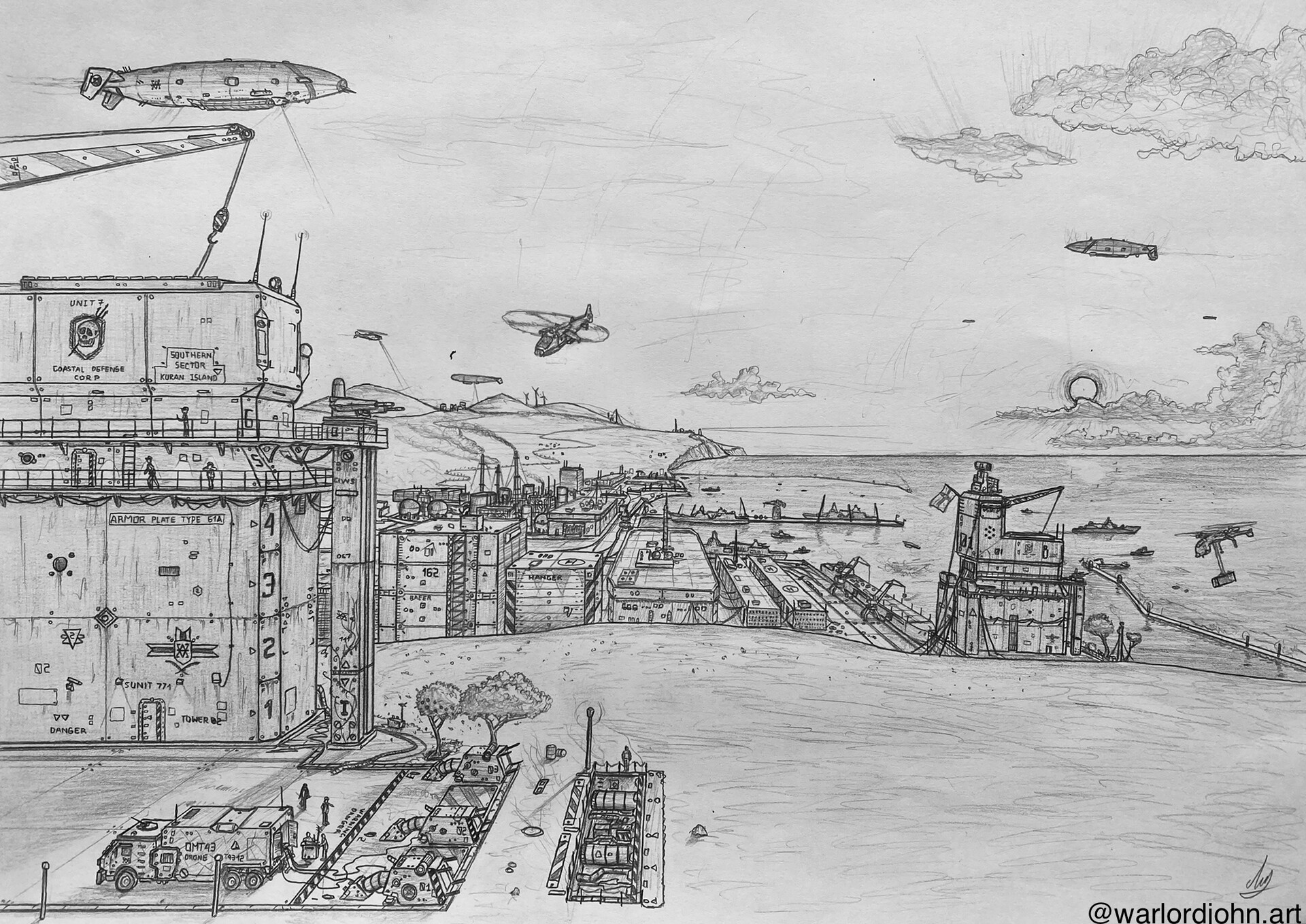 ArtStation - Kuran Island Naval Outpost