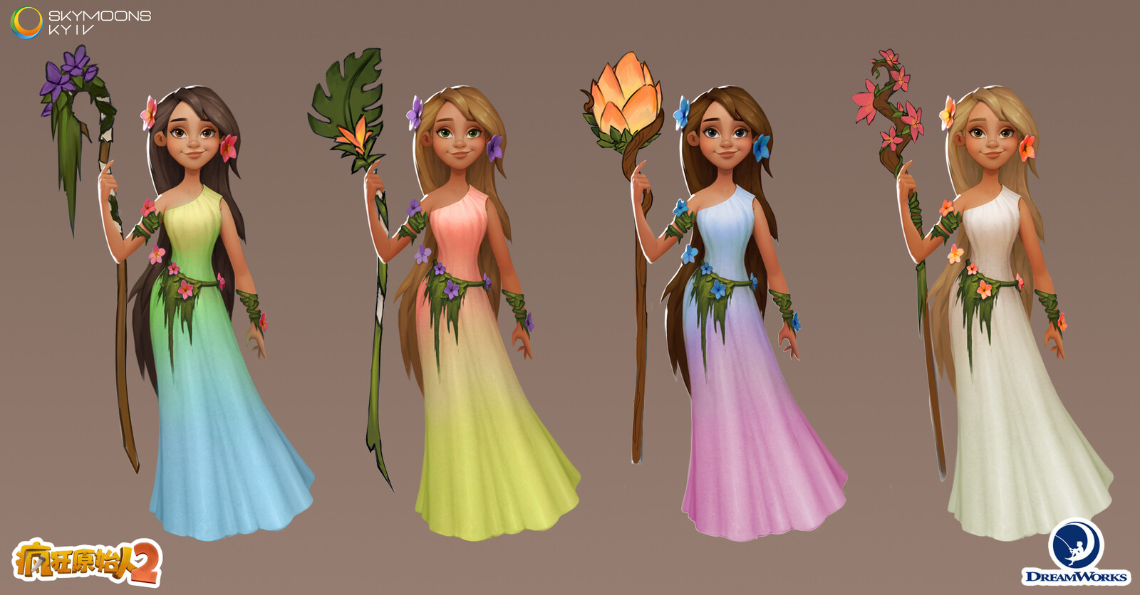 SMK Team - The Croods 2 (mobile game) - NPCs Part I