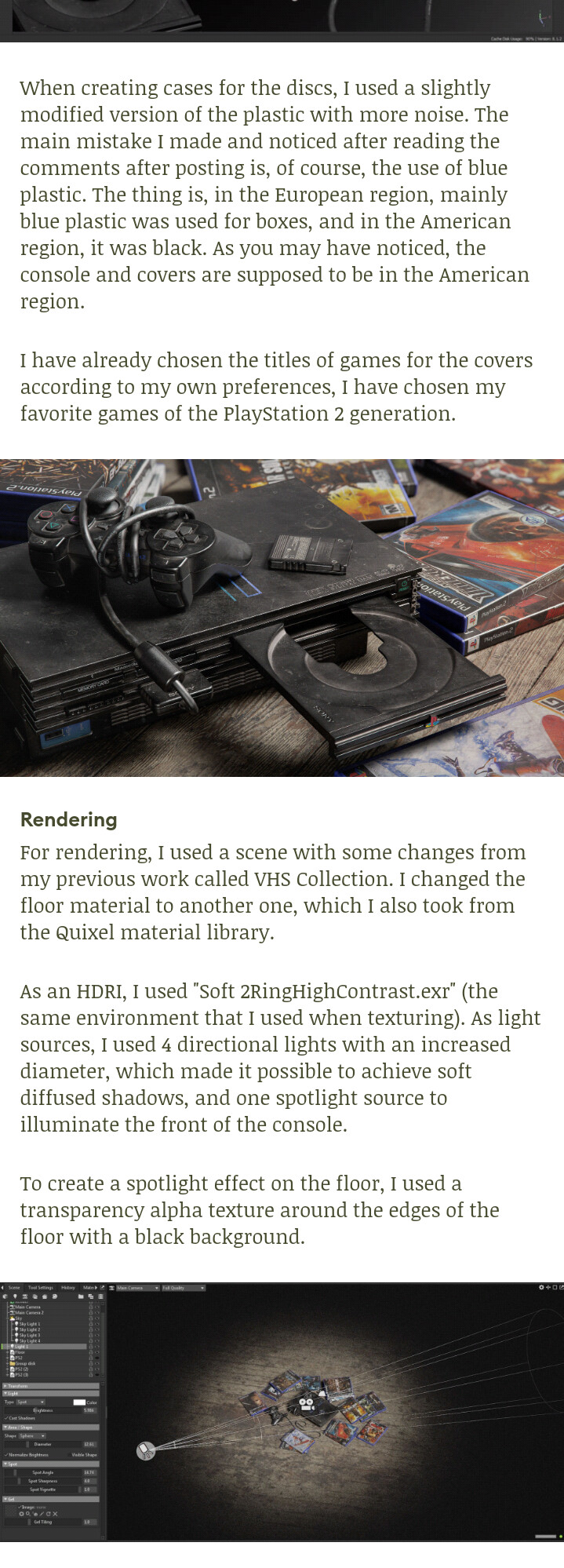 Ilgis Fatykhov (AKA Ilya Dolgov) - Recreating an Old PlayStation 2 in 3ds Max, ZBrush ...