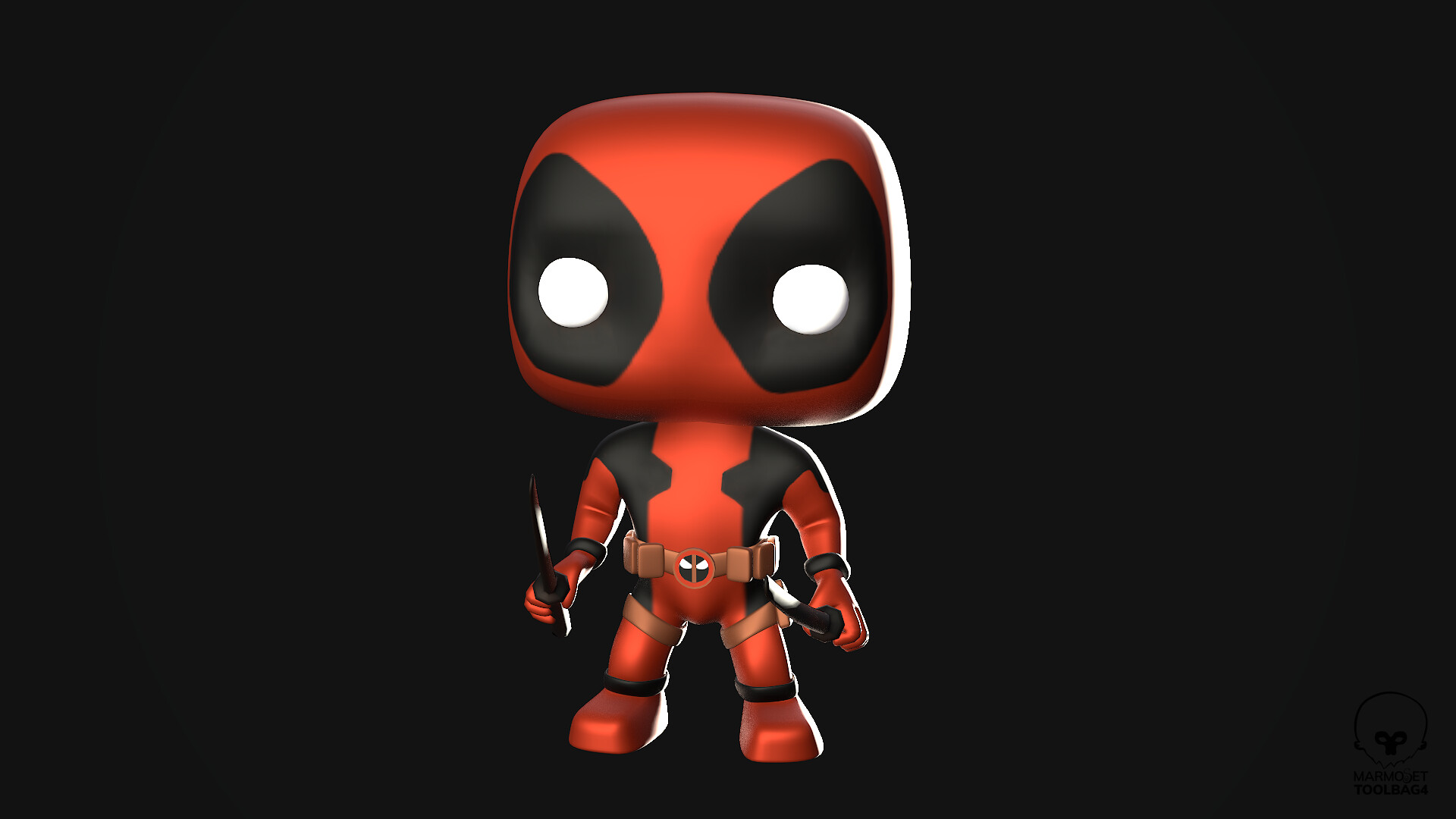 ArtStation - Funko POP Deadpool Modeling