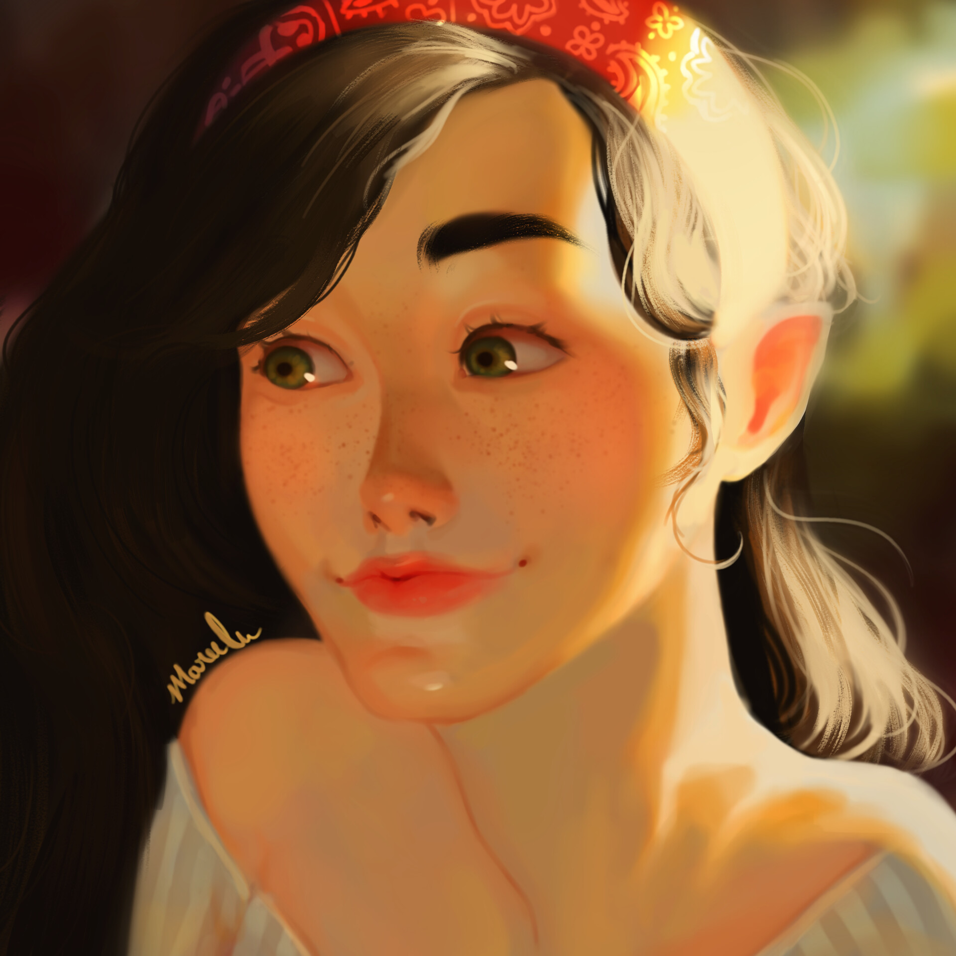 Marilu - The Half-Elf Merchant