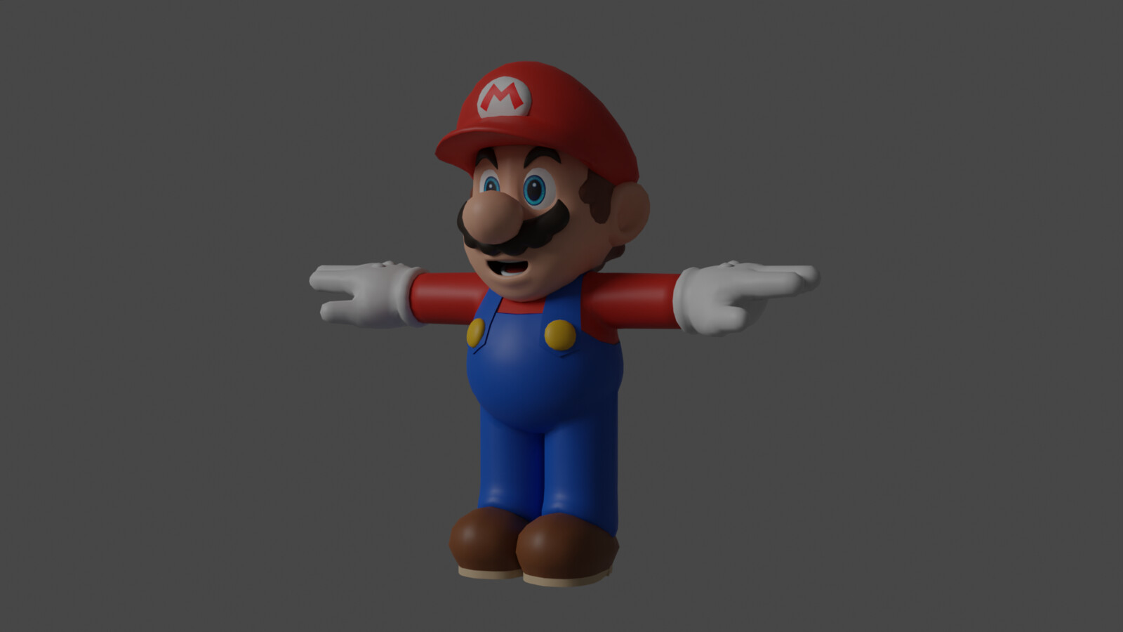 Joshua Brown - Super Mario Model T Pose