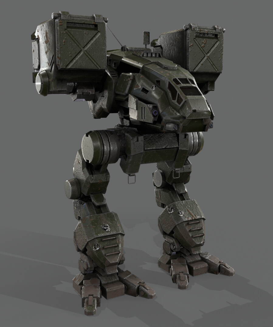 ArtStation - Battletech Catapult
