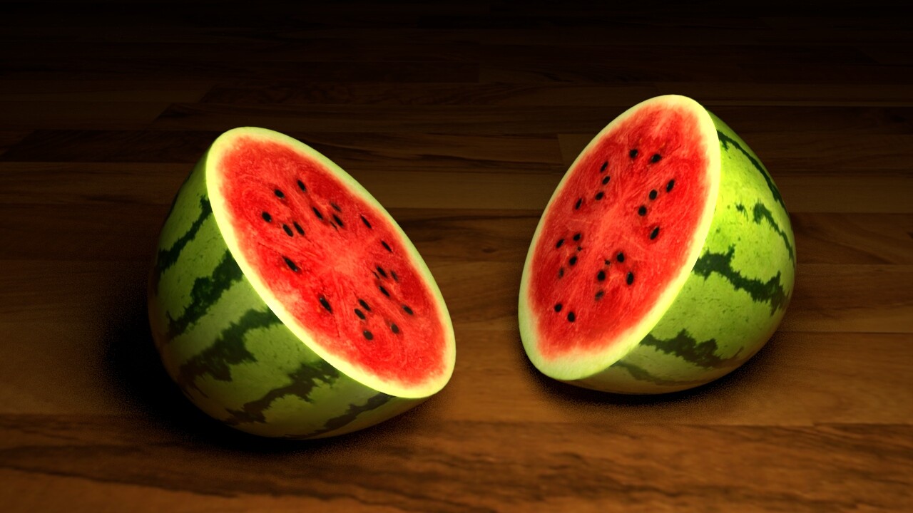 ArtStation - Watermelon Modeling