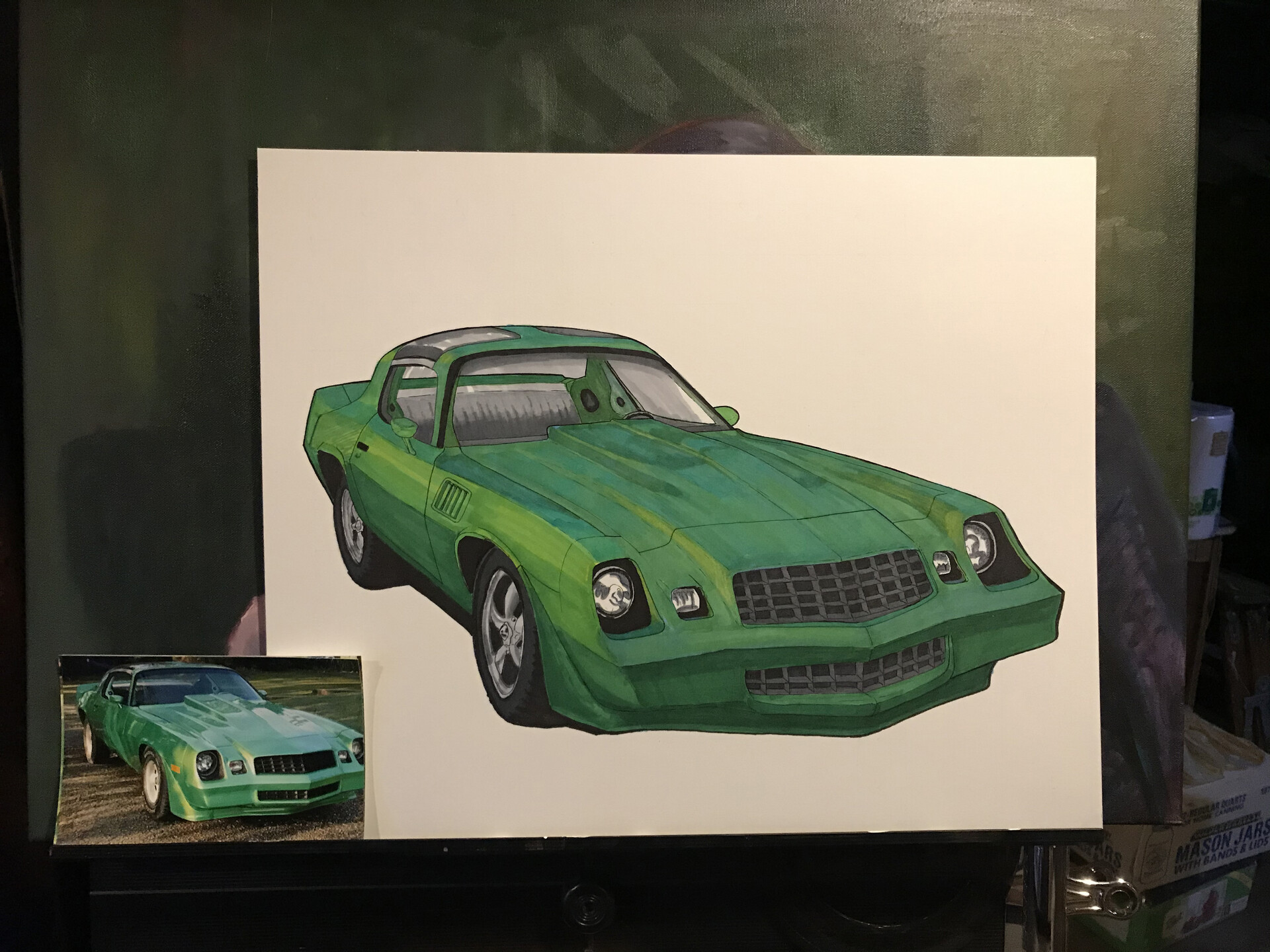 ArtStation - 1979 Camaro Commission