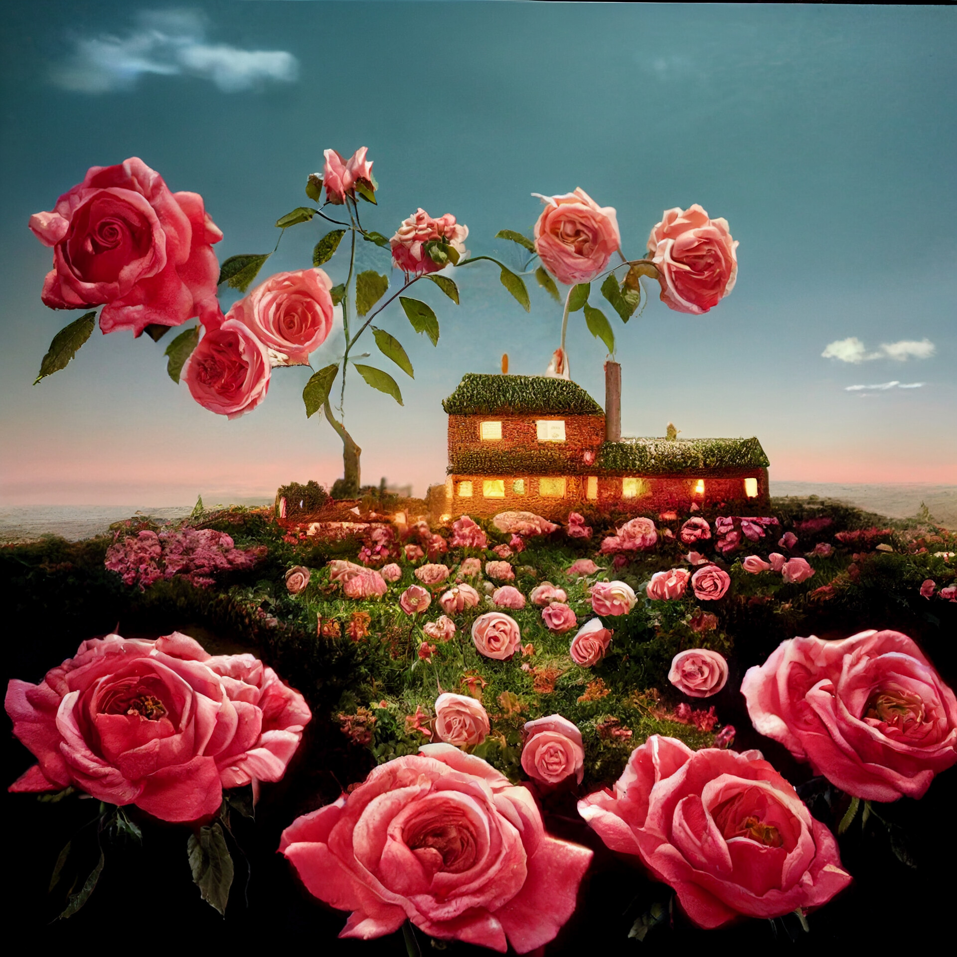 ArtStation - A house in Roses