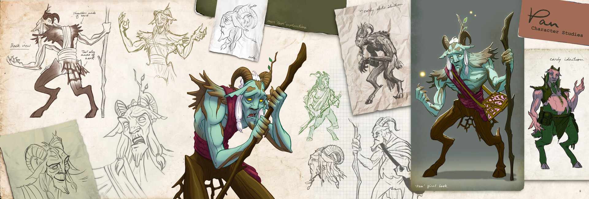 ArtStation - Pan - 'Pan's Labyrinth' Reimagined