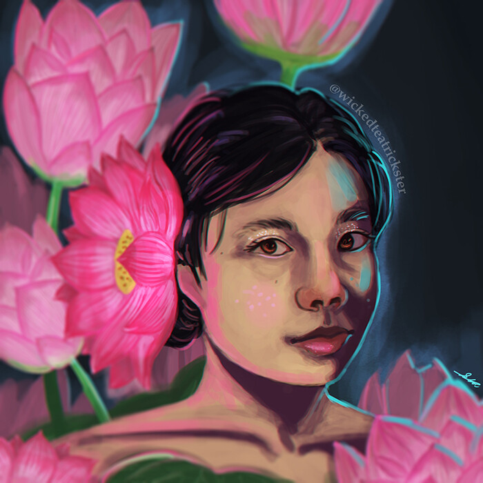 ArtStation - Lotus Portrait Commission