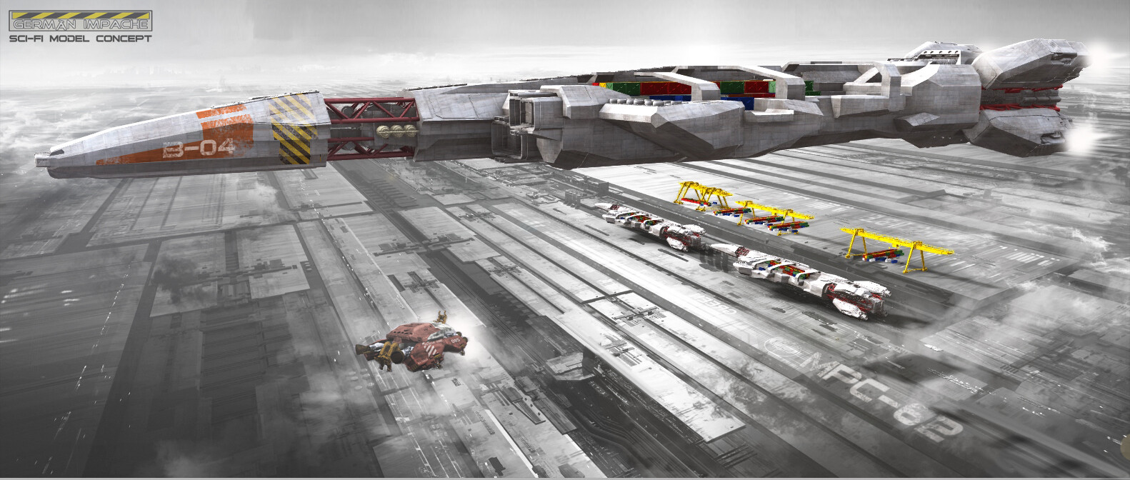 ArtStation - CONTAINER SHIP