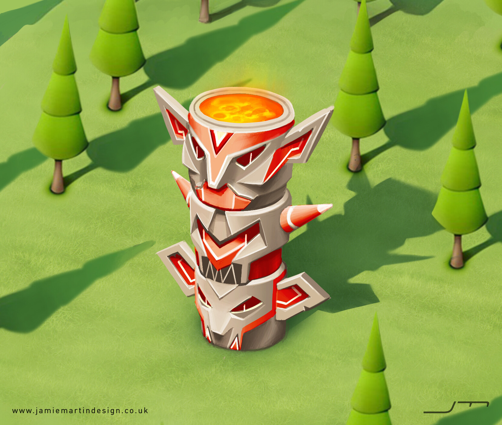 Jamie Martin - 'Quest' - Ancient Monument & Goblin Totem dioramas ...