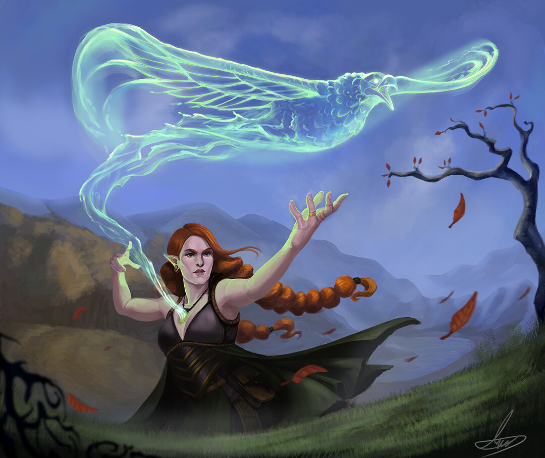 ArtStation - Spell Caster - Illustration