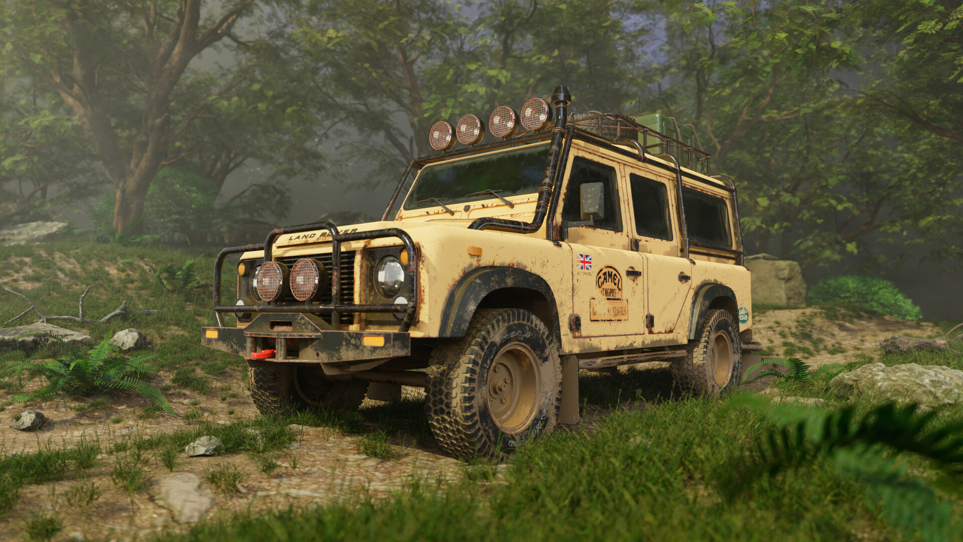 ArtStation - Land Rover Defender Expedition