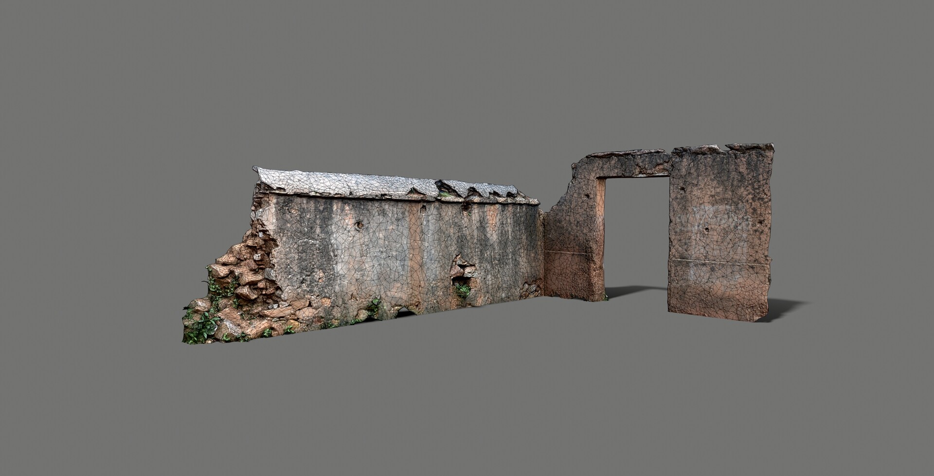 Netleon Studio - Scanned Broken Wall