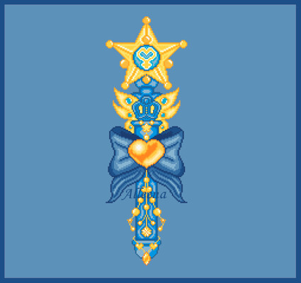 ArtStation - Sailor Mercury Staff - Pixel Art