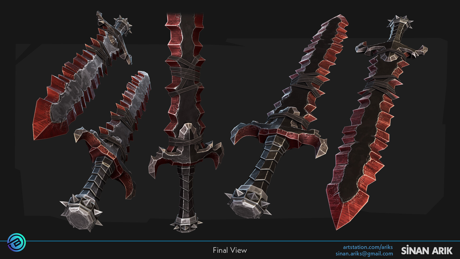 Sinan Arık - Stylized Orc Sword - 1