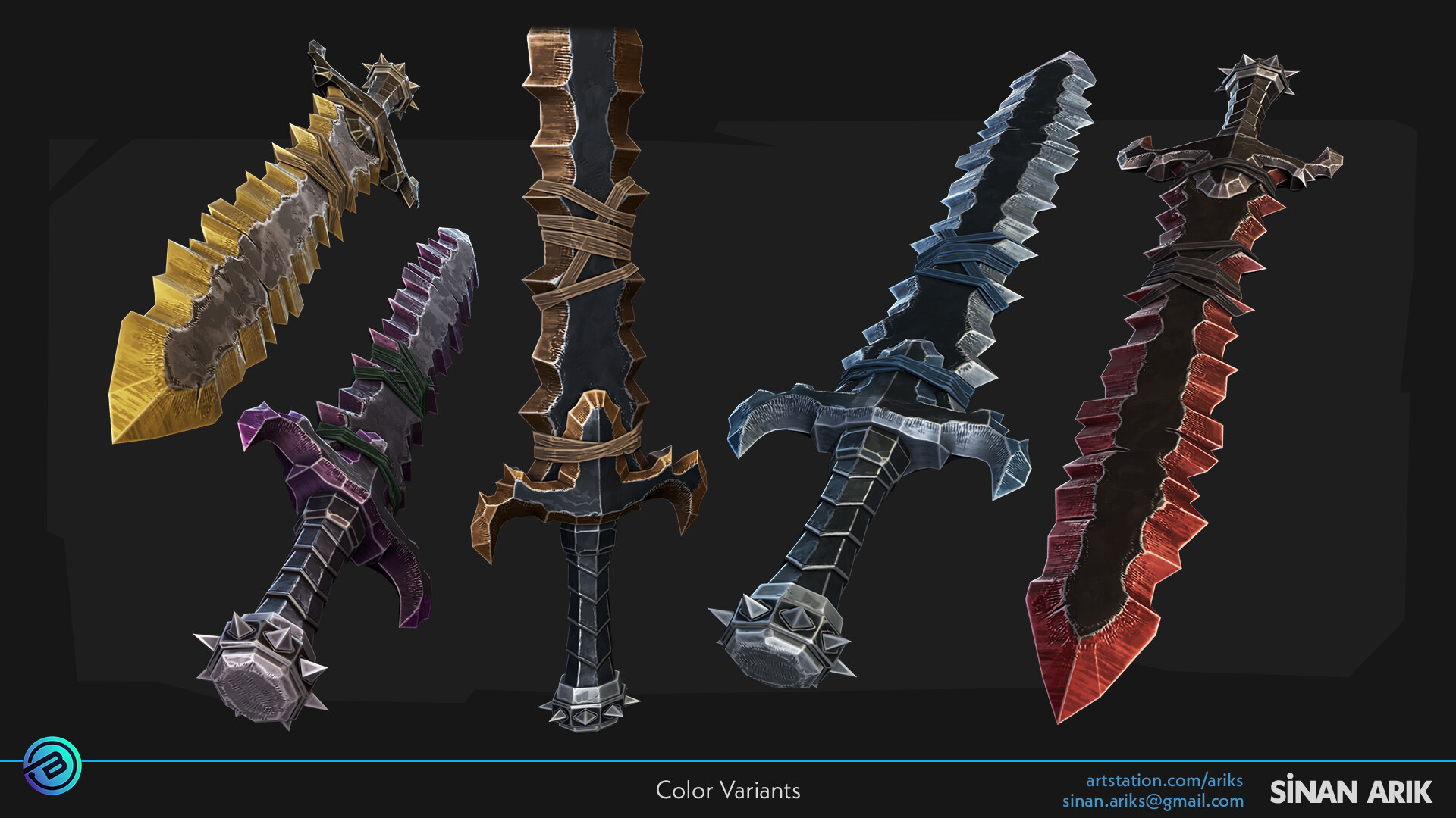 Sinan Arık - Stylized Orc Sword - 1