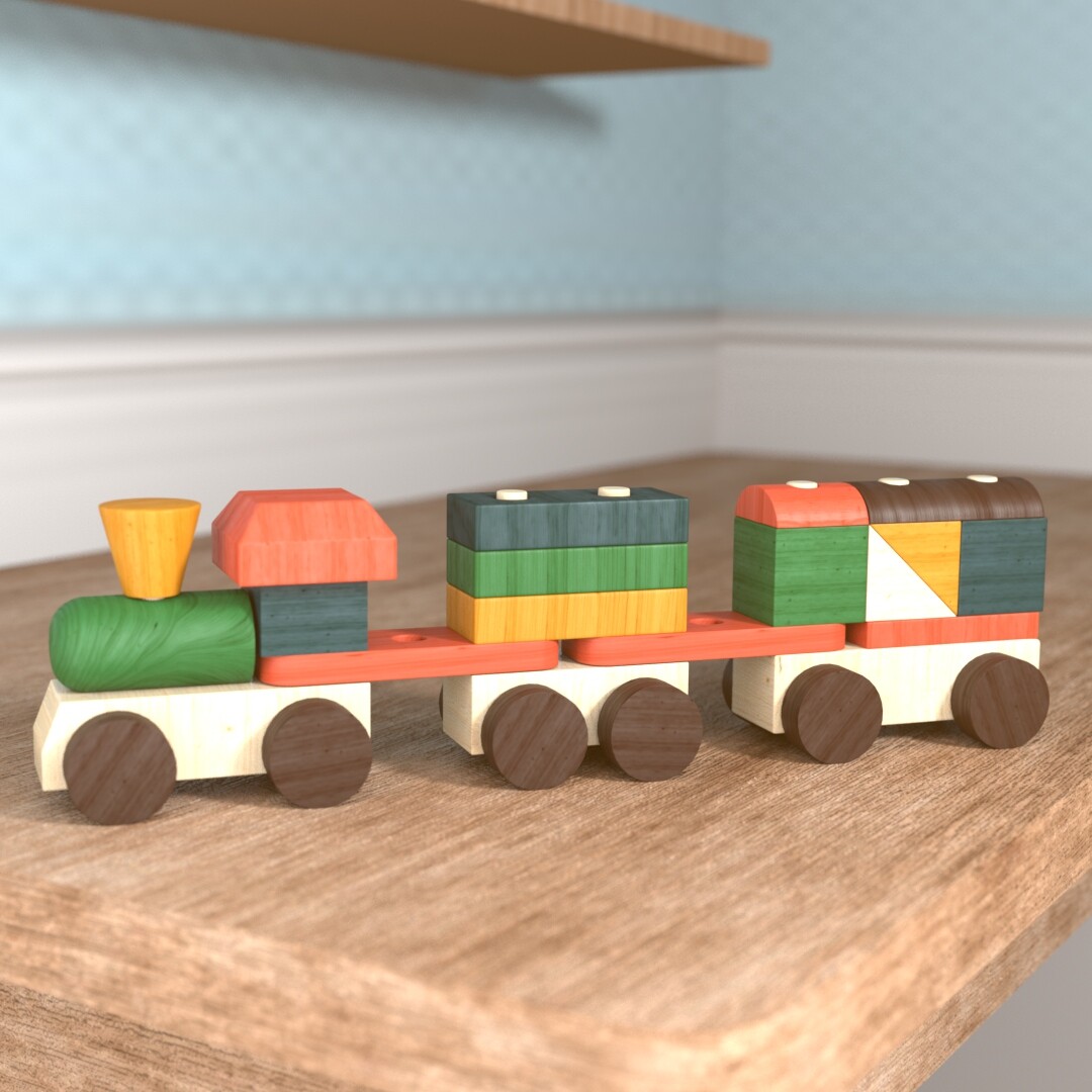 ArtStation - Train toy
